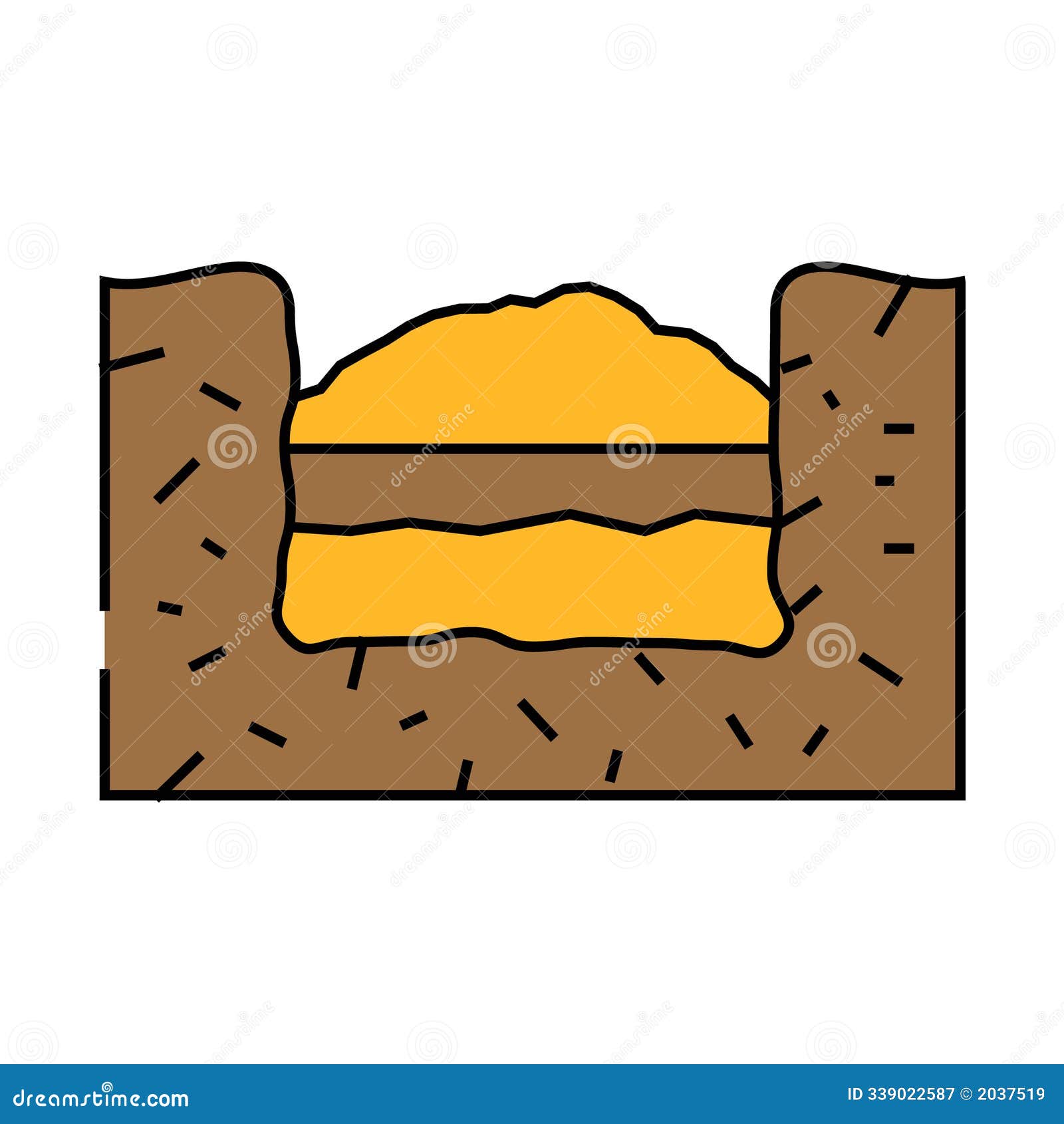 Solid Waste Icon Logo Sign Set Vector Outline | CartoonDealer.com ...