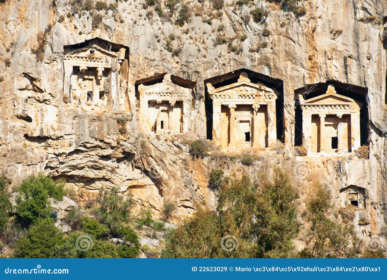 Burial tombs, Turkey stock image. Image of details, graves - 22623029