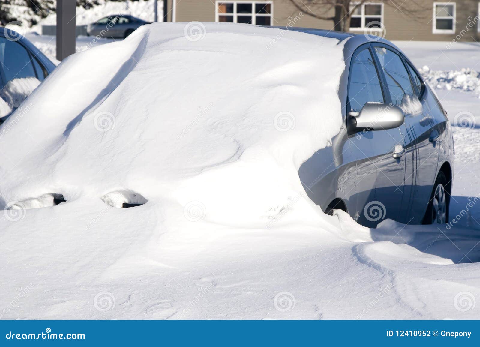 Buried Car stock photo. Image of transportation, extreme - 12410952