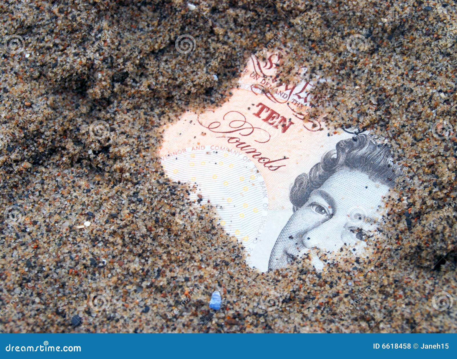 Buried currency editorial stock photo. Image of objects - 6618458