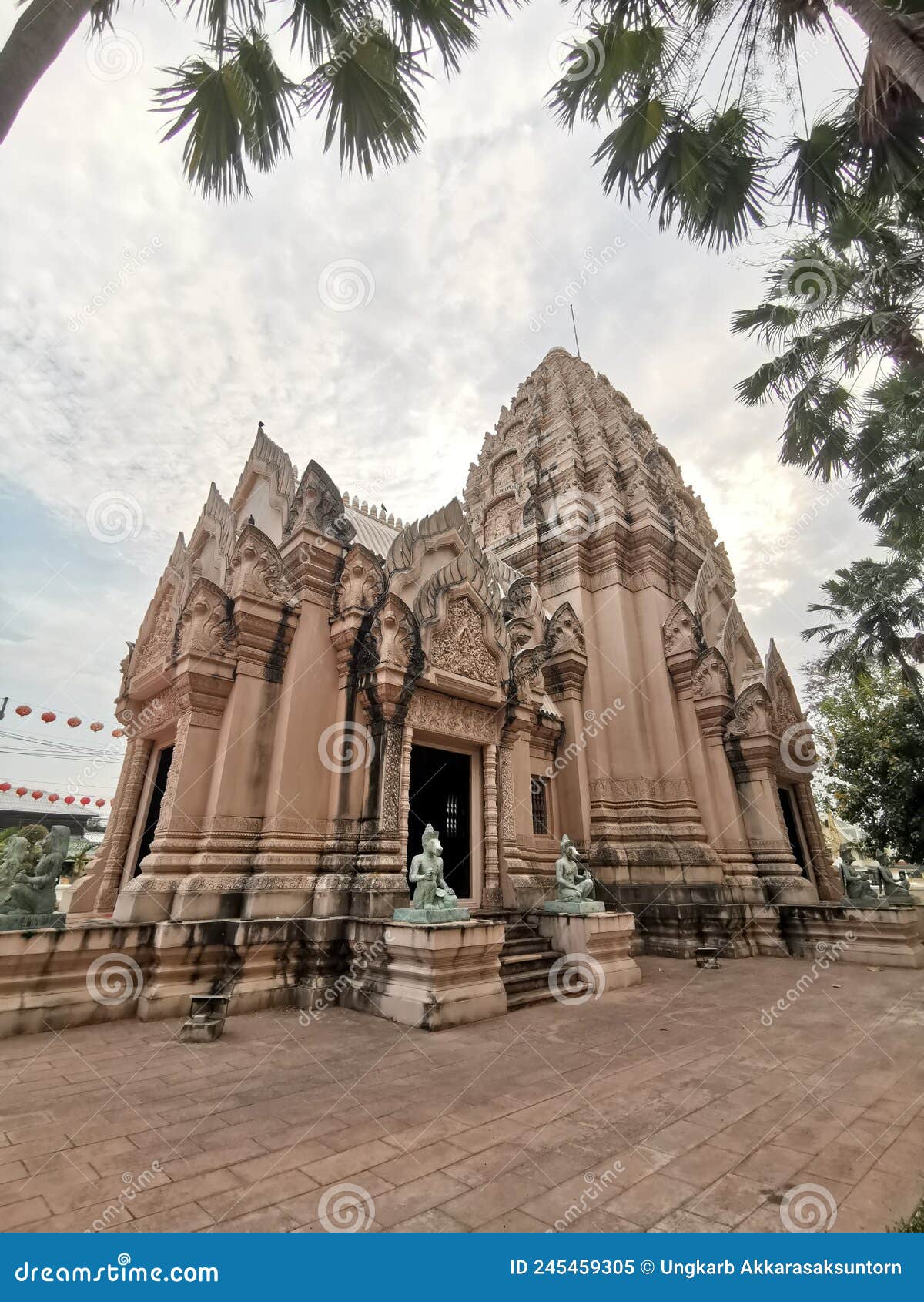 BURIRAM City Pillar Shrine stock image. Image of ruins - 245459305