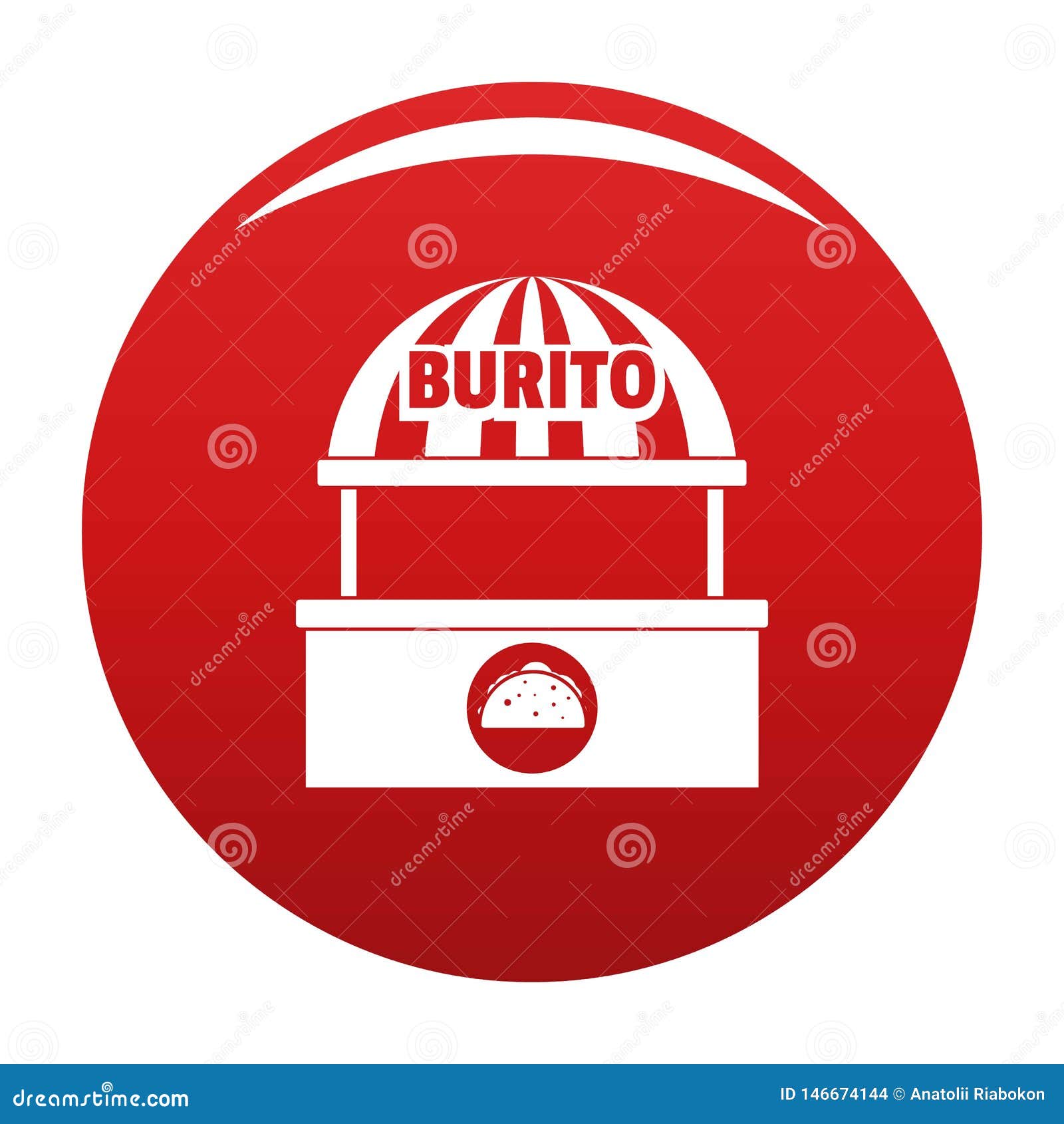 Burito Illustration | CartoonDealer.com #237900372