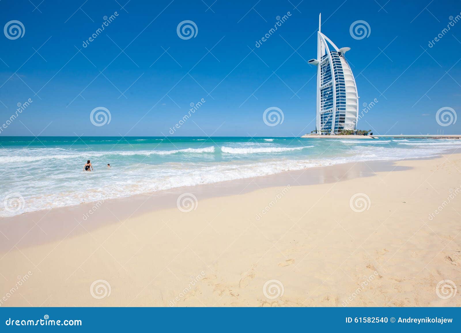 Burj Al Arab Hotel, Dubai editorial image. Image of dubai - 61582540