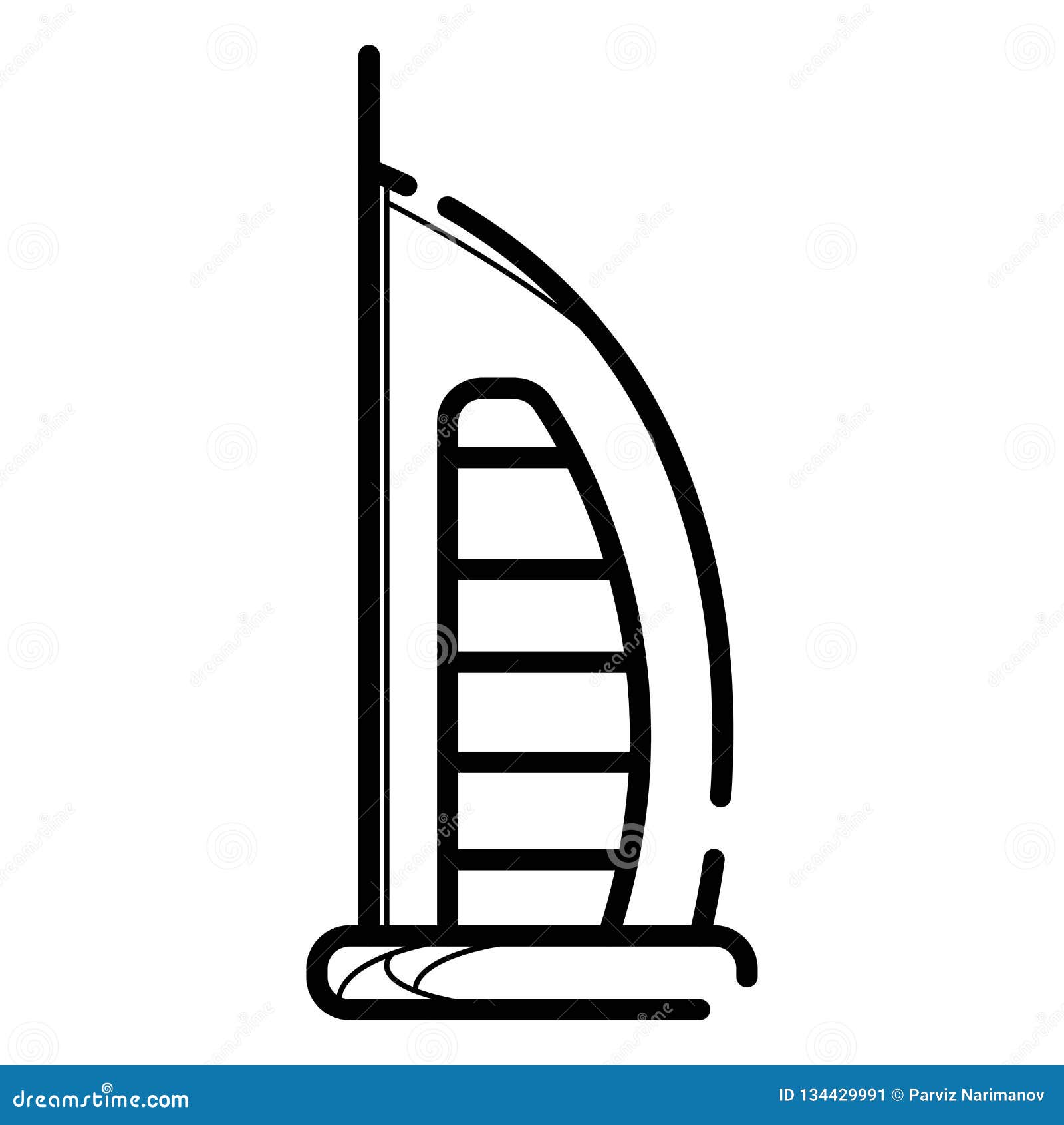 Burj-al-arab Icon. Building Stock Illustration - Illustration of arabic ... Burj-al-arab Icon. Building Stock Illustration - Illustration of arabic ...