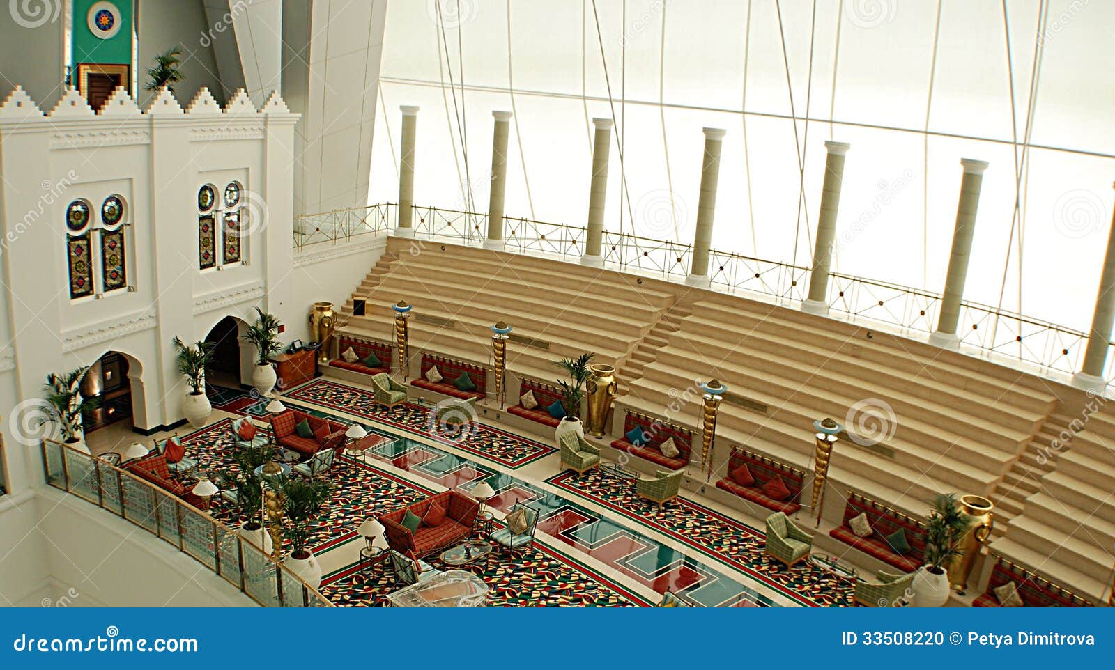 Burj al arab inside editorial image. Image of colors - 33508220