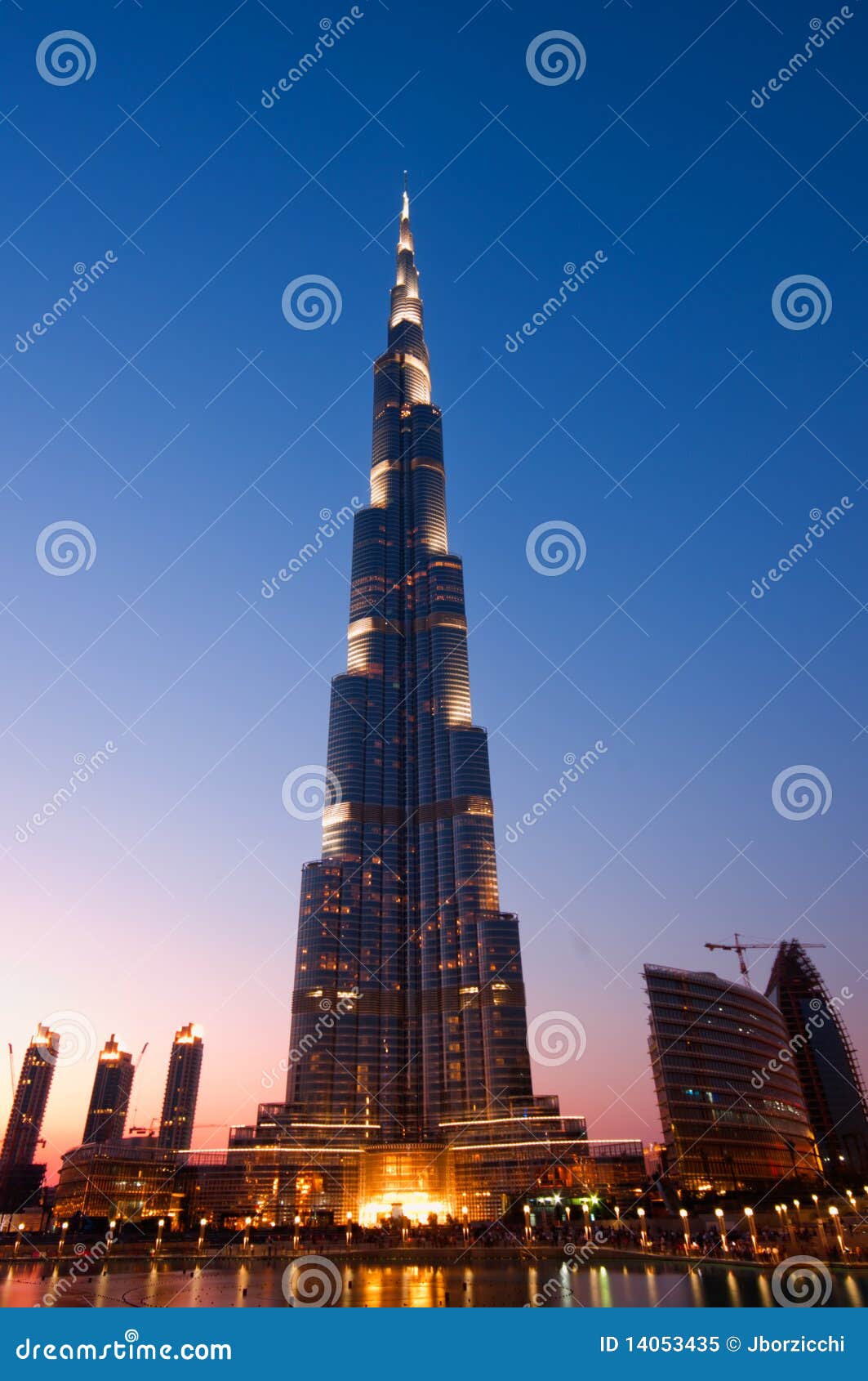 Burj Dubai Tallest Building in the World Editorial Image - Image of ...