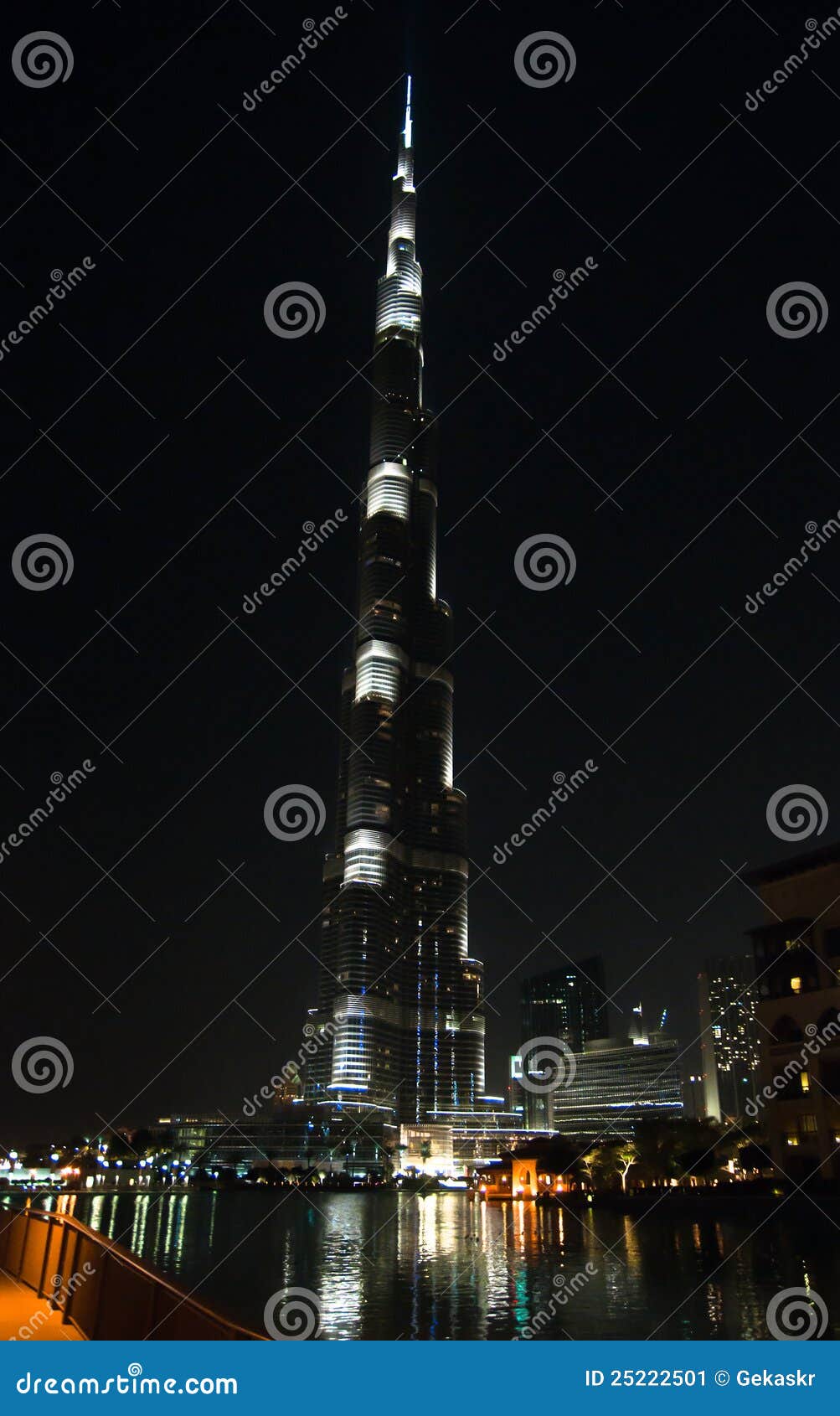 Burj Khalifa stock image. Image of record, dubai, estate - 25222501