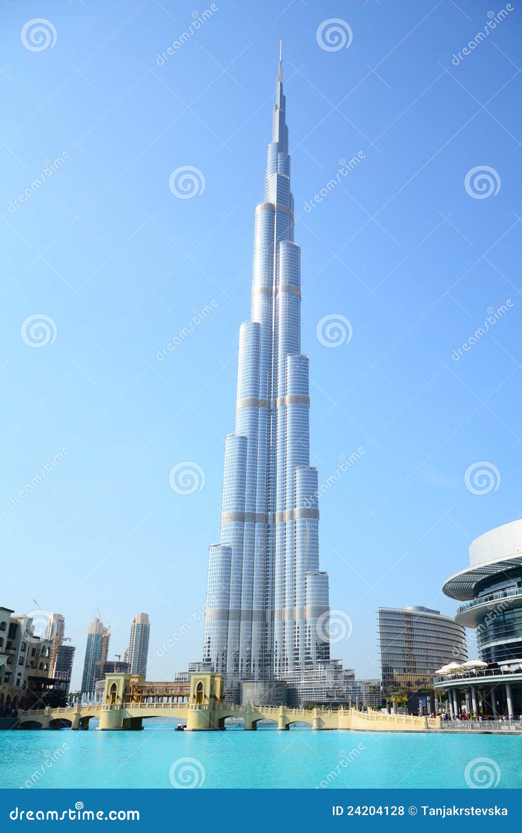 Burj Khalifa, Dubai editorial stock photo. Image of marina - 24204128