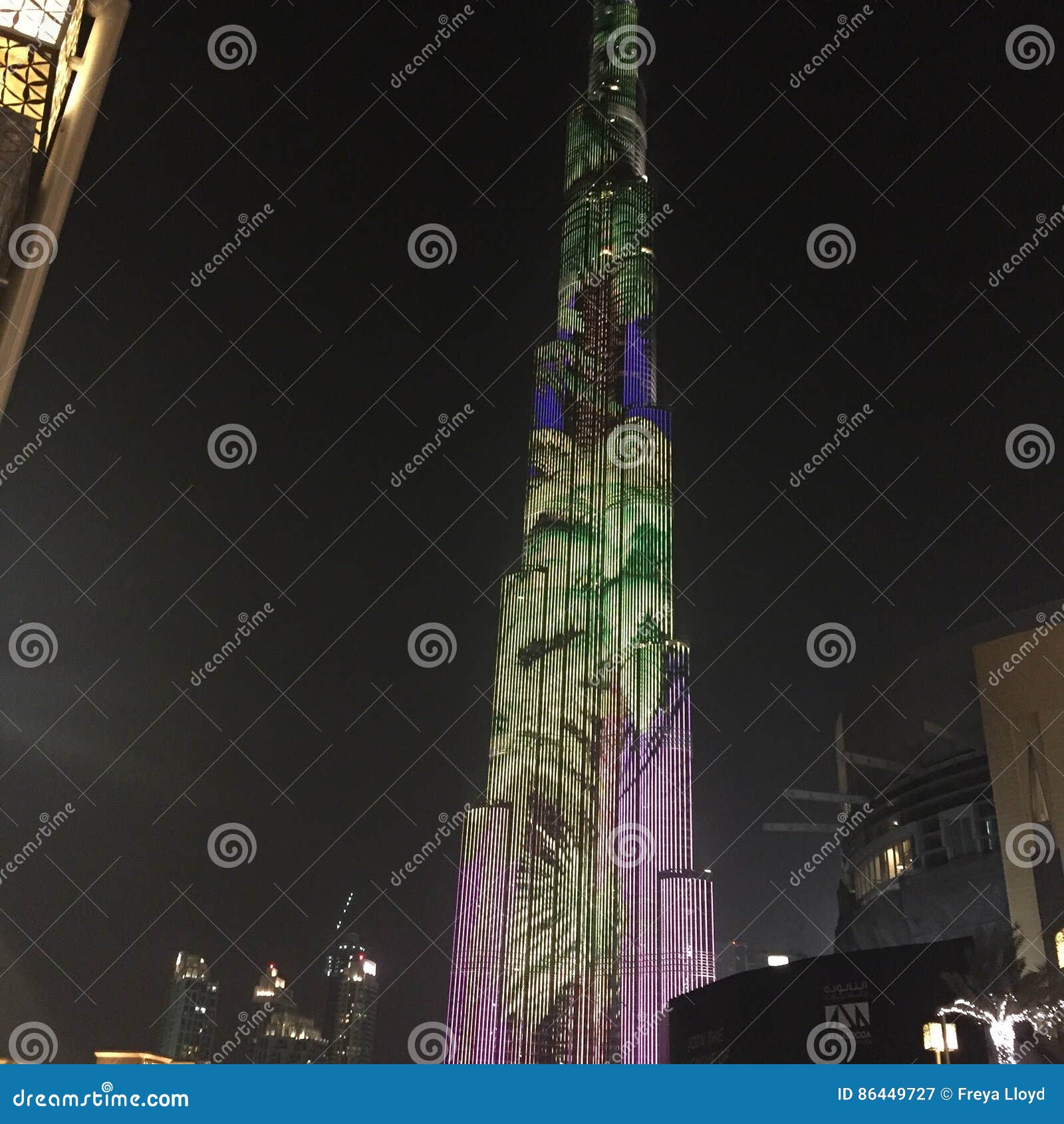 Burj khalifa Dubai editorial photography. Image of burj - 86449727