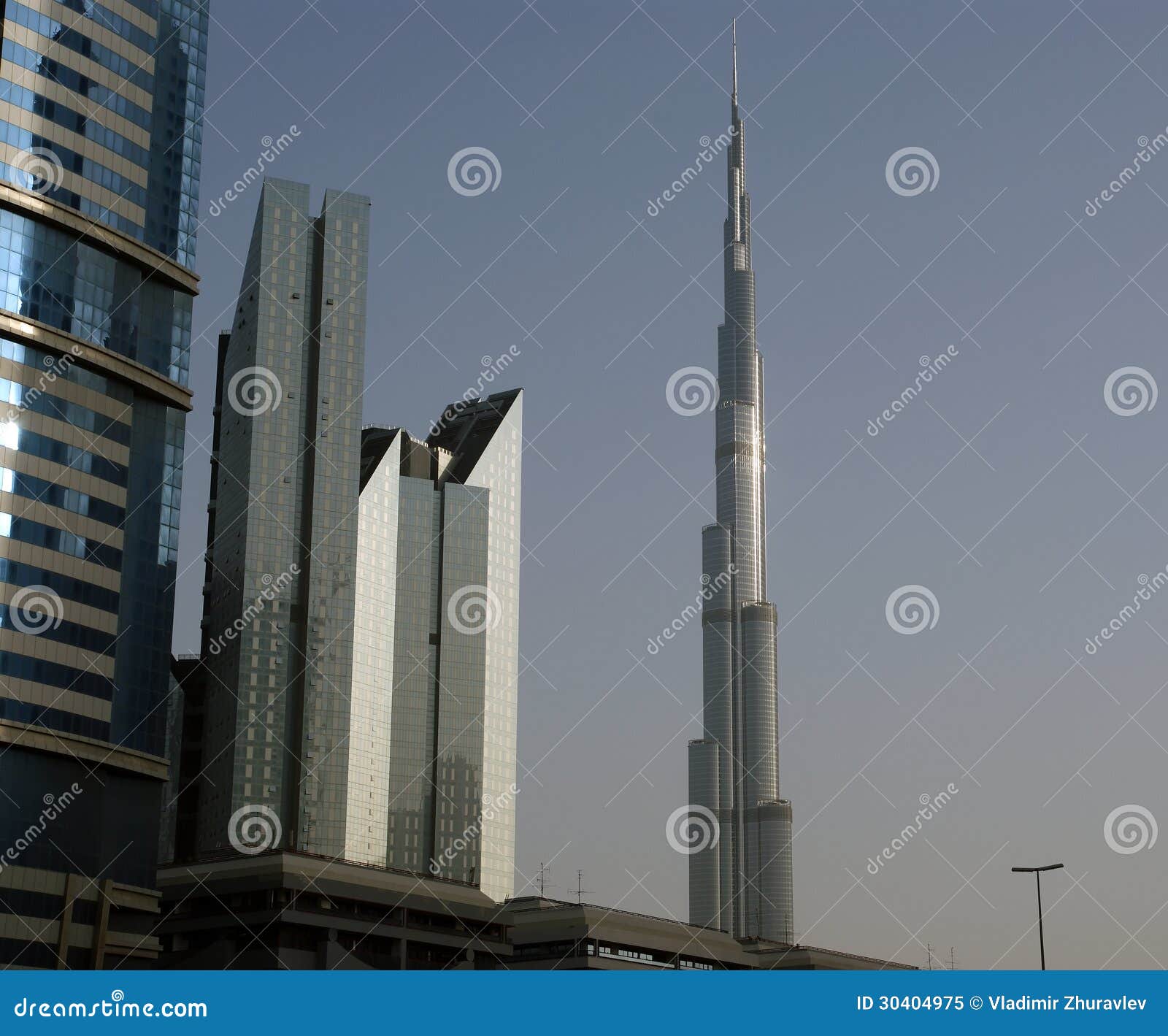 Burj Khalifa (Khalifa-Turm), Dubai Redaktionelles Bild - Bild von stahl ...