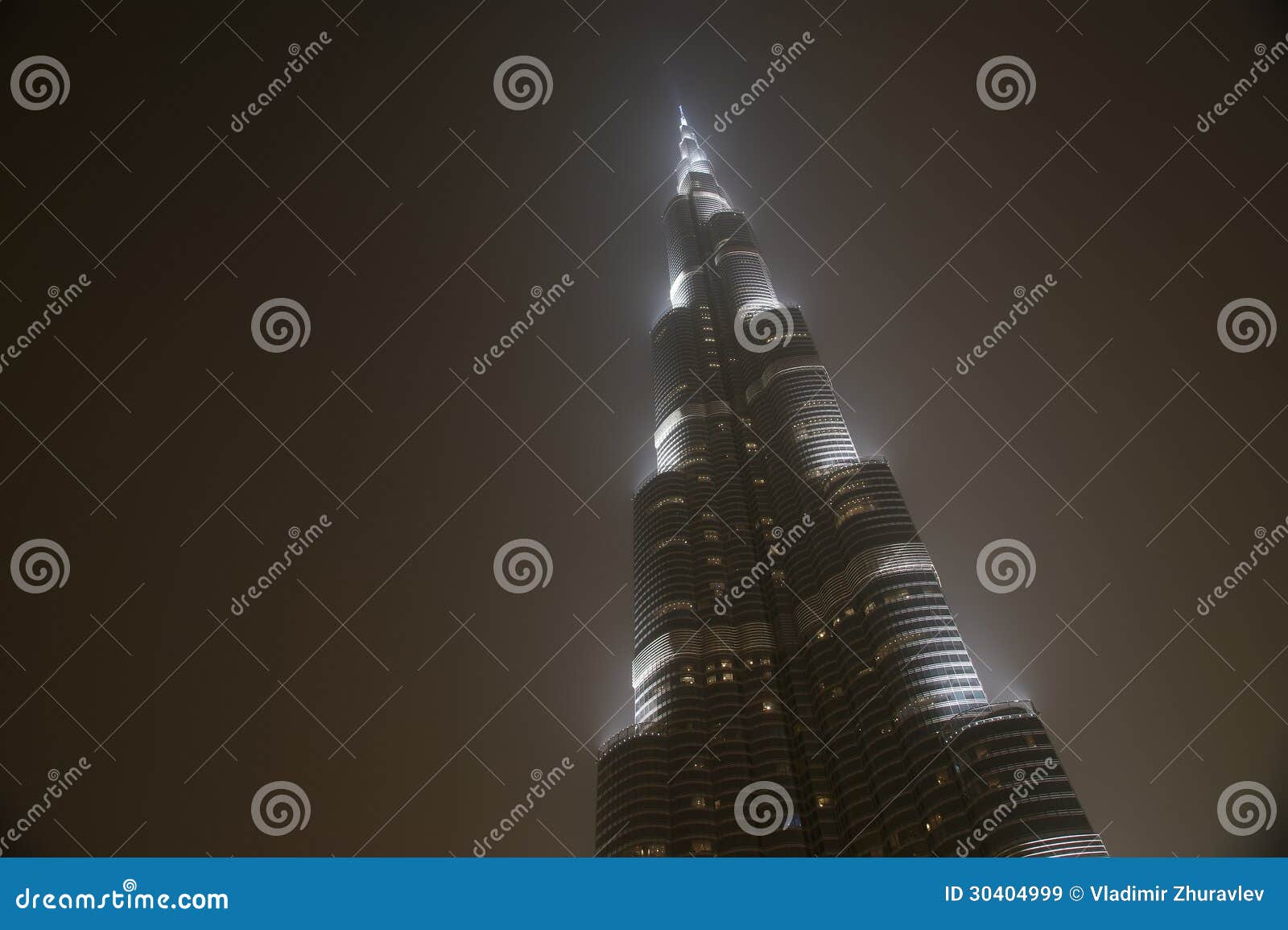 Burj Khalifa (Khalifa-Turm), Dubai Redaktionelles Stockbild - Bild von ...