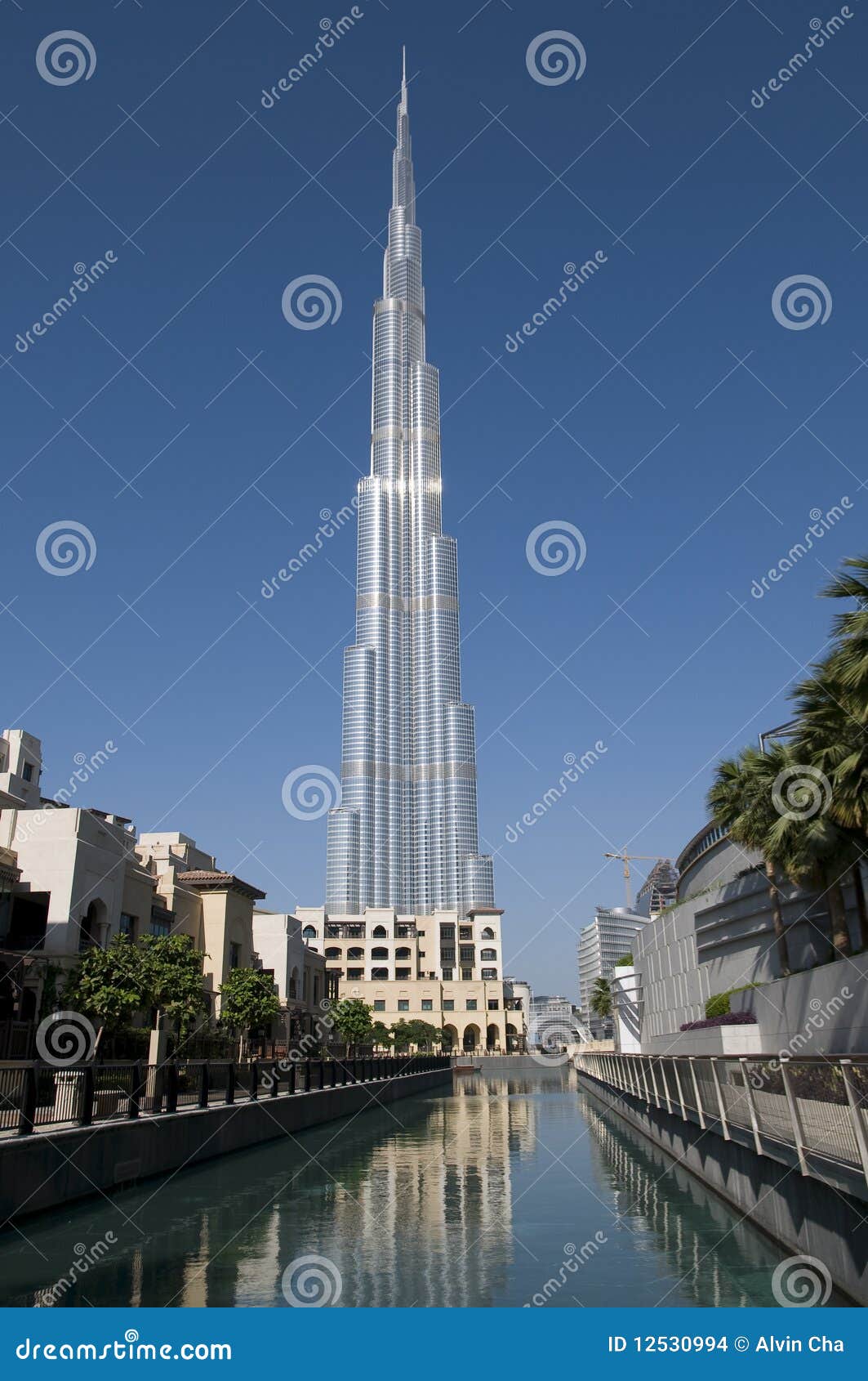 Burj Khalifa Skyscraper stock photo. Image of construction - 12530994