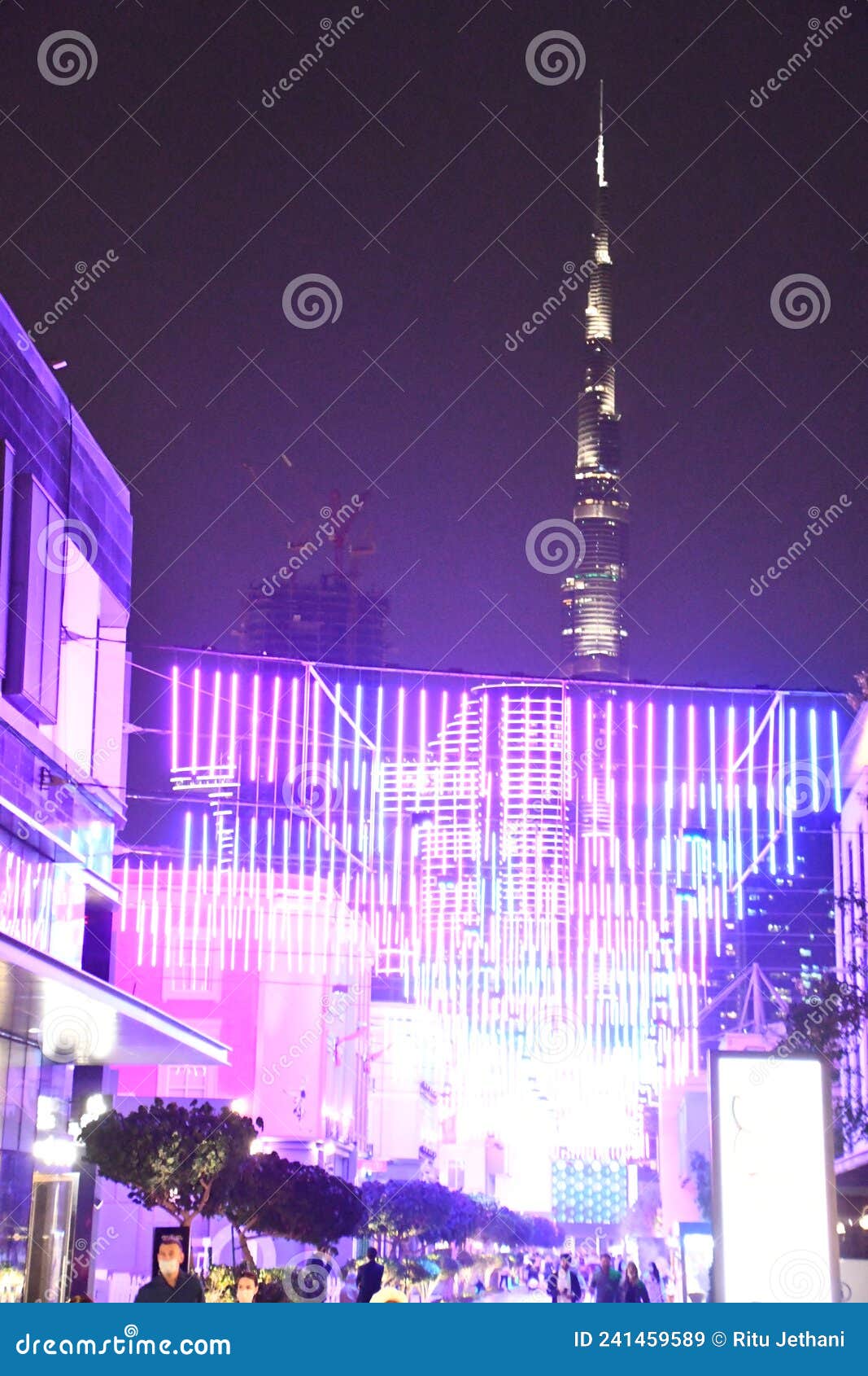 Burj Khalifa View from CityWalk Development in Dubai, UAE Editorial ...