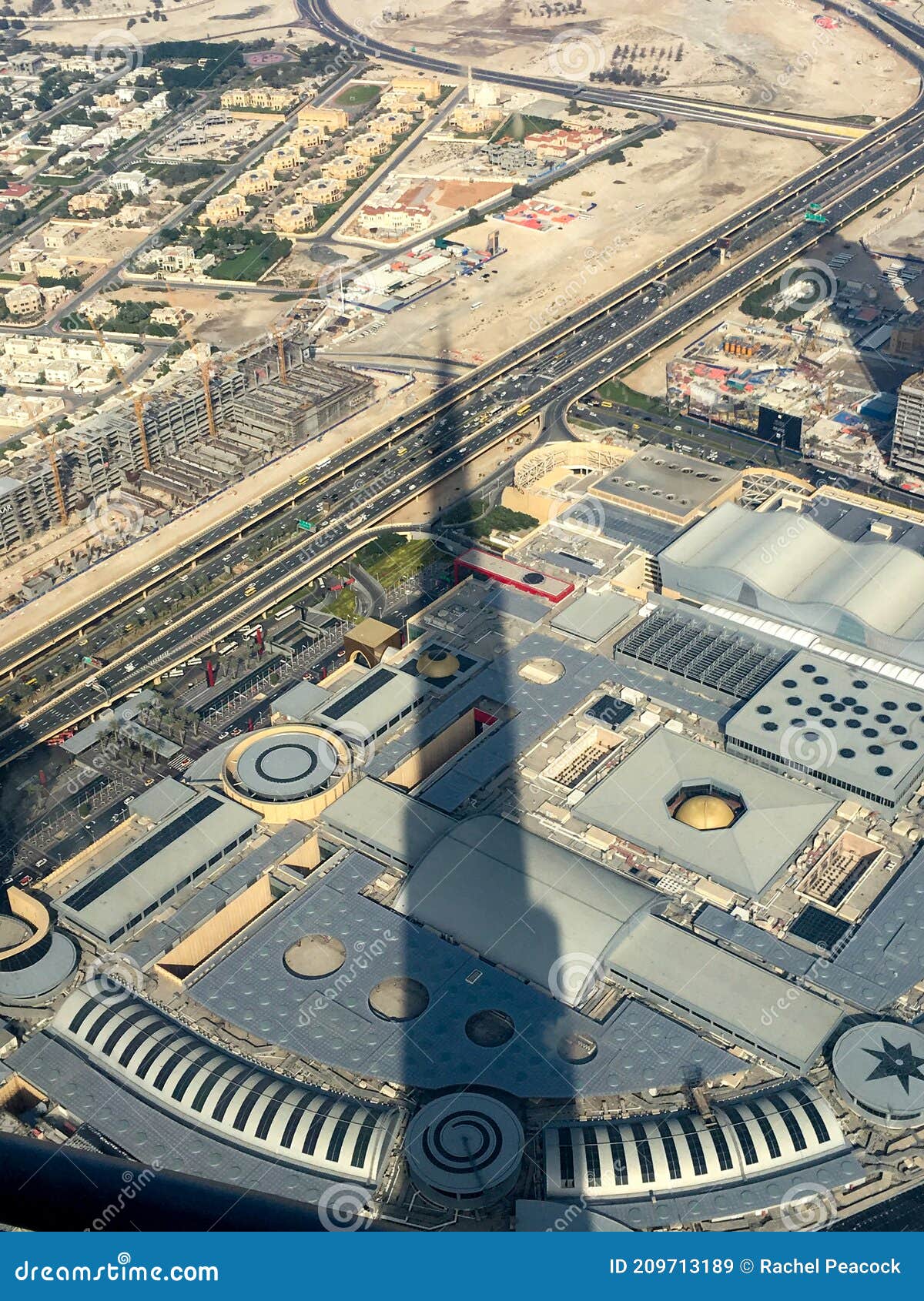 Burj Shadows stock image. Image of khalifa, shadows - 209713189