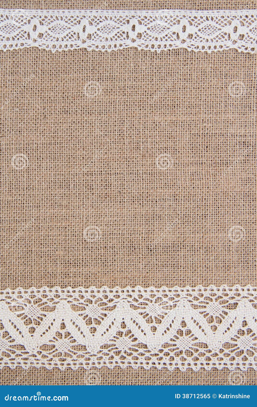 Burlap Background with Lace Stock Image - Image of aged, border: 38712565