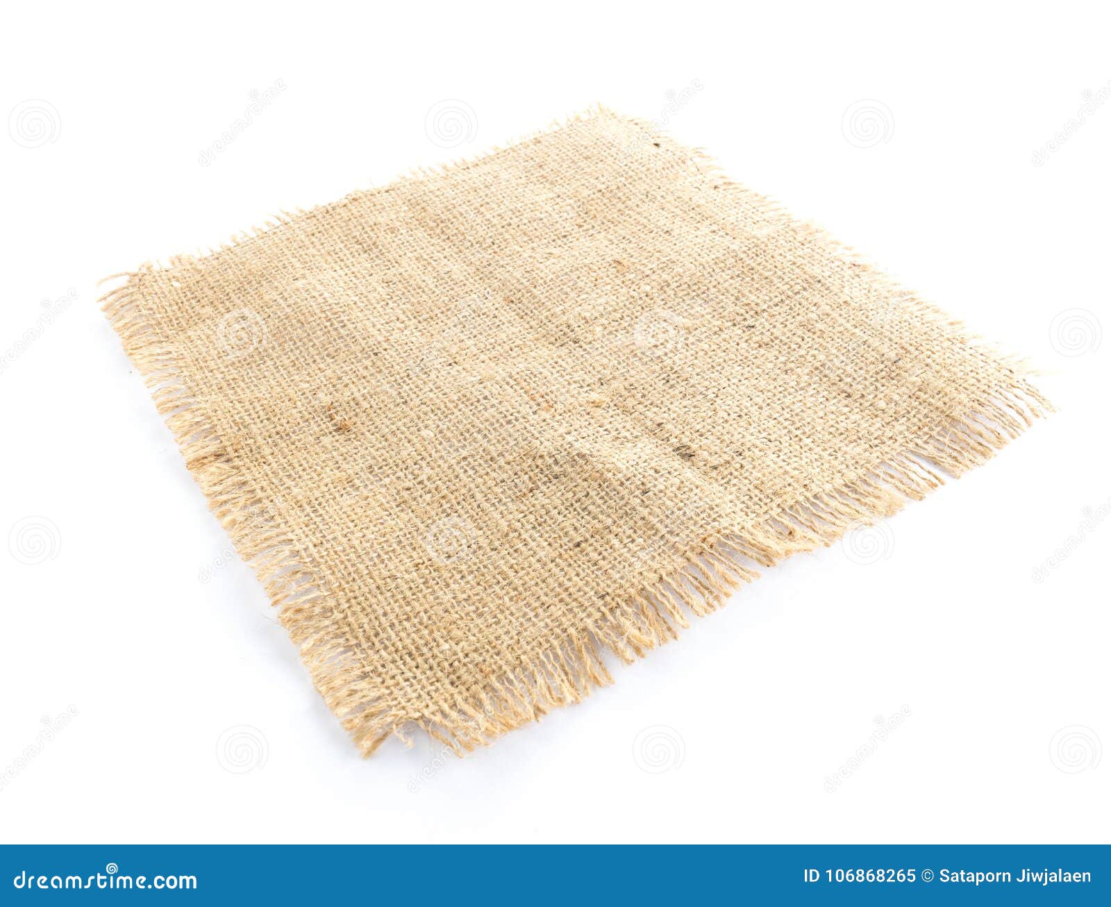 Burlap Hessian Sacking Isolated Stock Image - Image of fabric ...