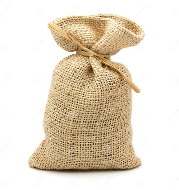 Burlap Sack stock photo. Image of object, closeup, cotton - 16956900