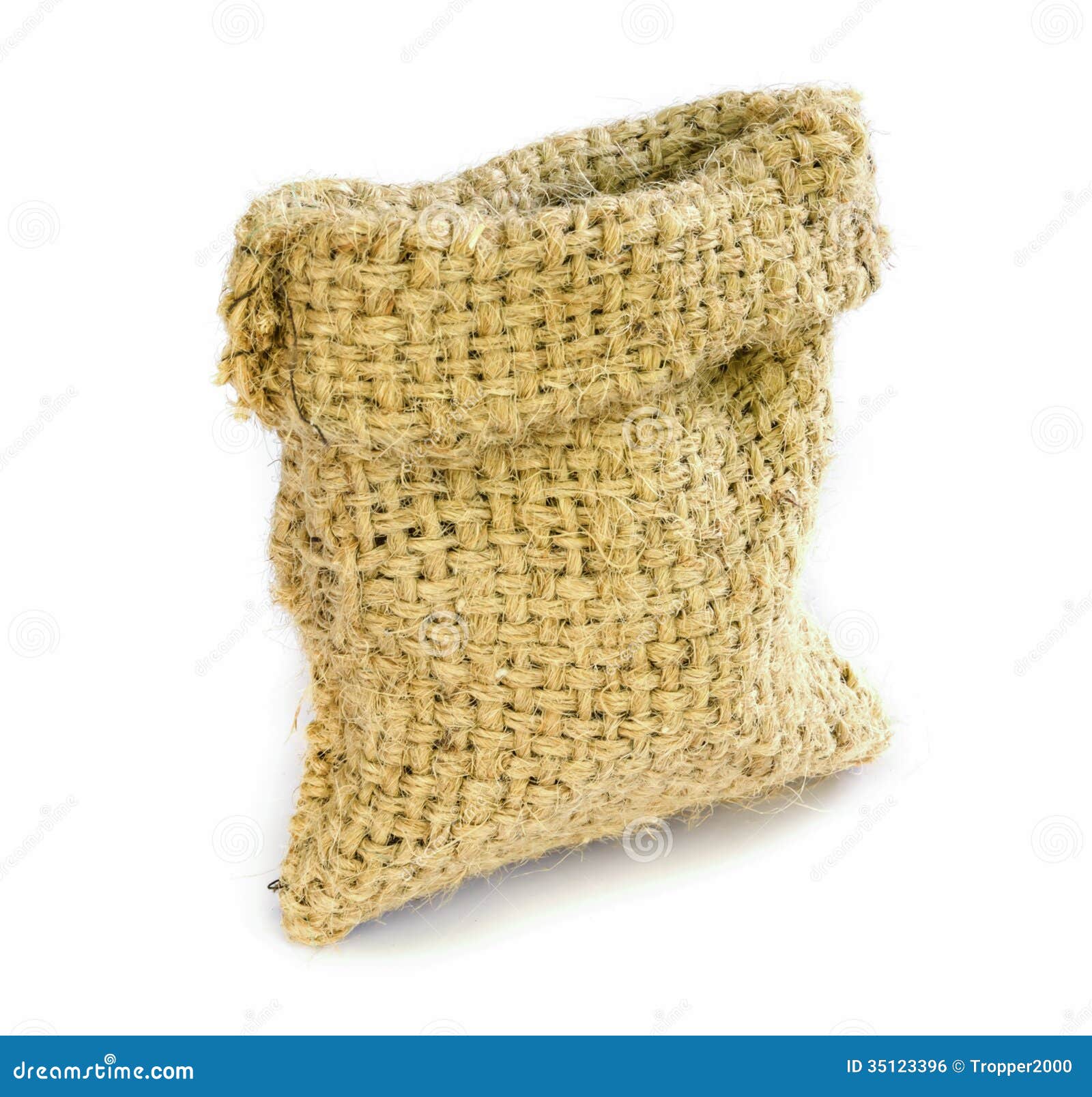 Burlap sack. stock photo. Image of sack, sackcloth, blank - 35123396