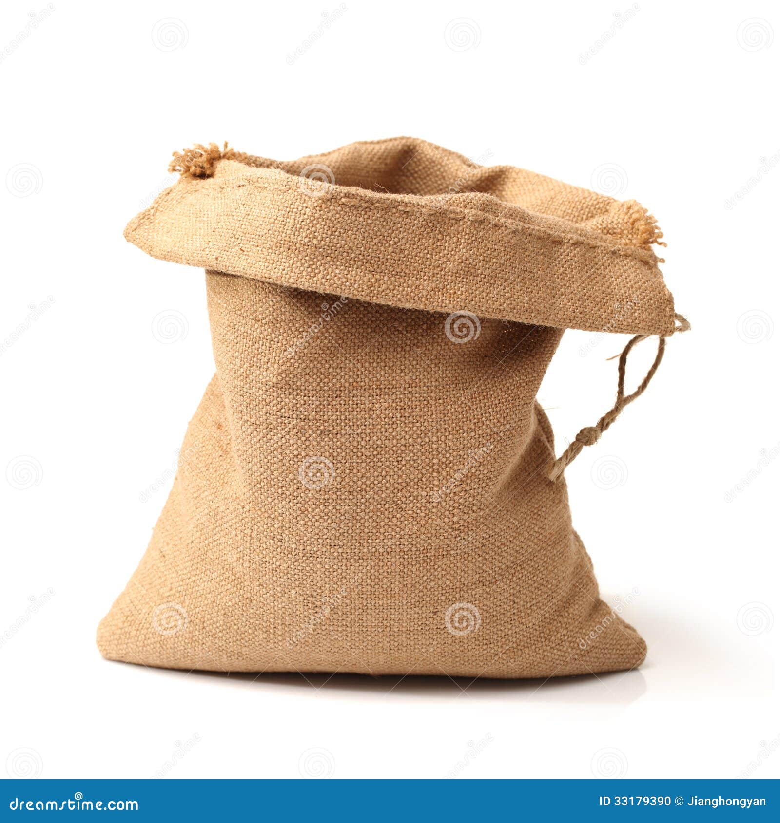 Burlap sack stock photo. Image of weave, white, health - 33179390
