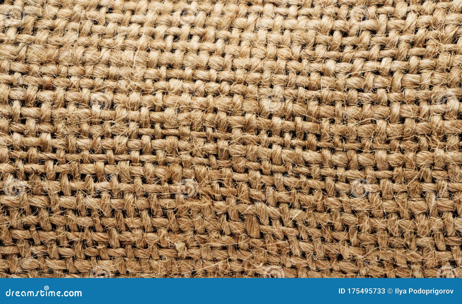 Burlap Texture Background Closeup. Tied Little Ropes Stock Image ...