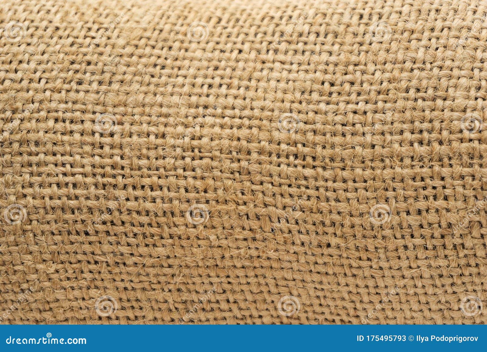 Burlap Texture Background Closeup. Tied Little Ropes Stock Image ...