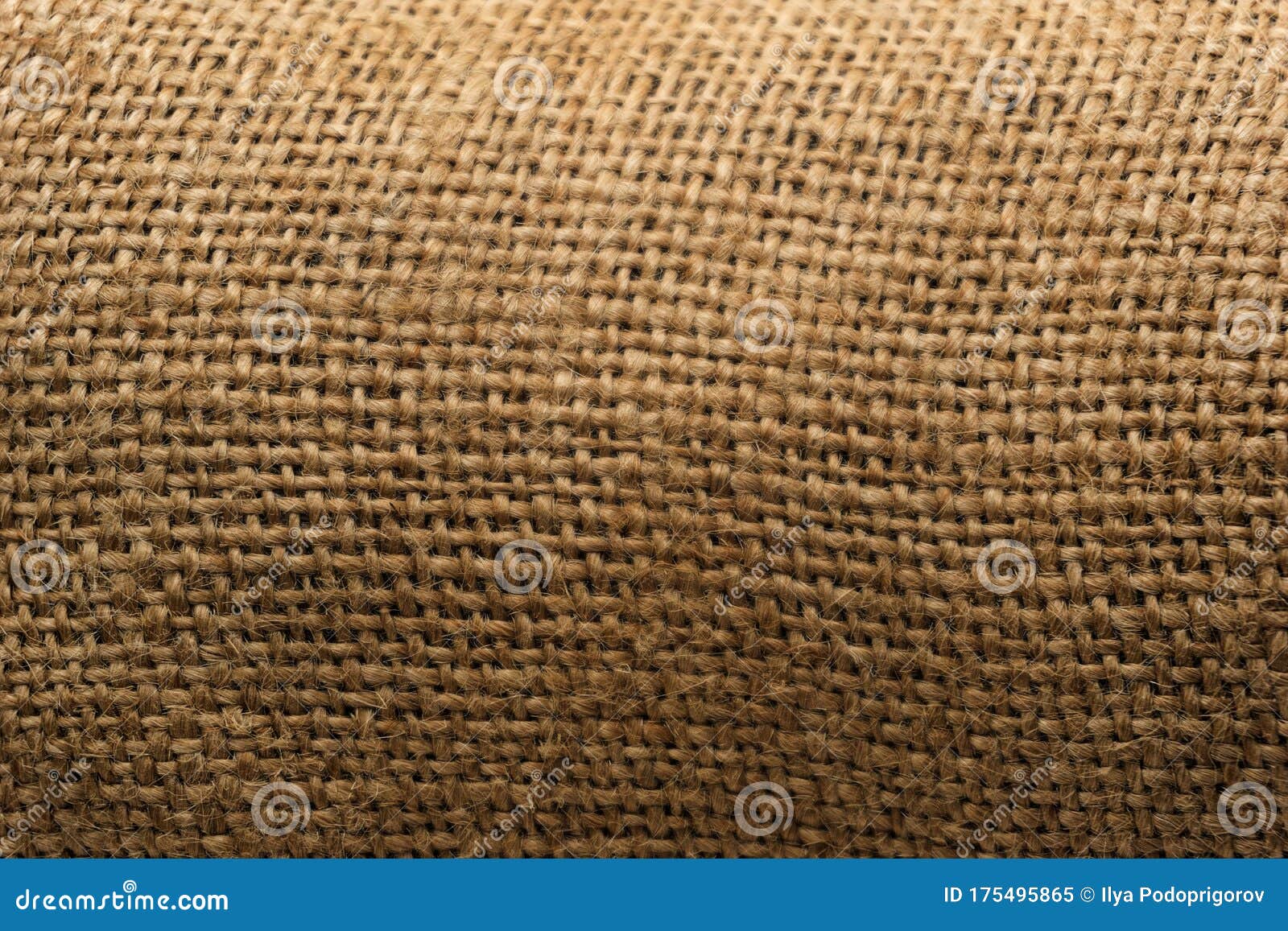 Burlap Texture Background Closeup. Tied Little Ropes Stock Image ...