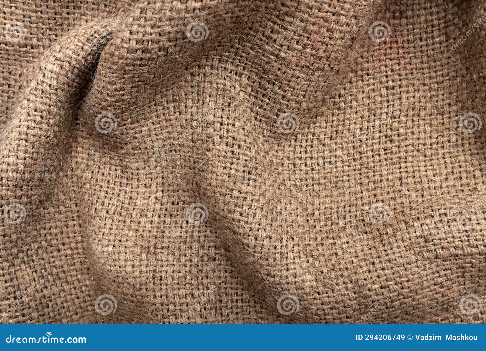 Burlap Texture. a Piece of Torn Burlap on a White Background. Canvas ...