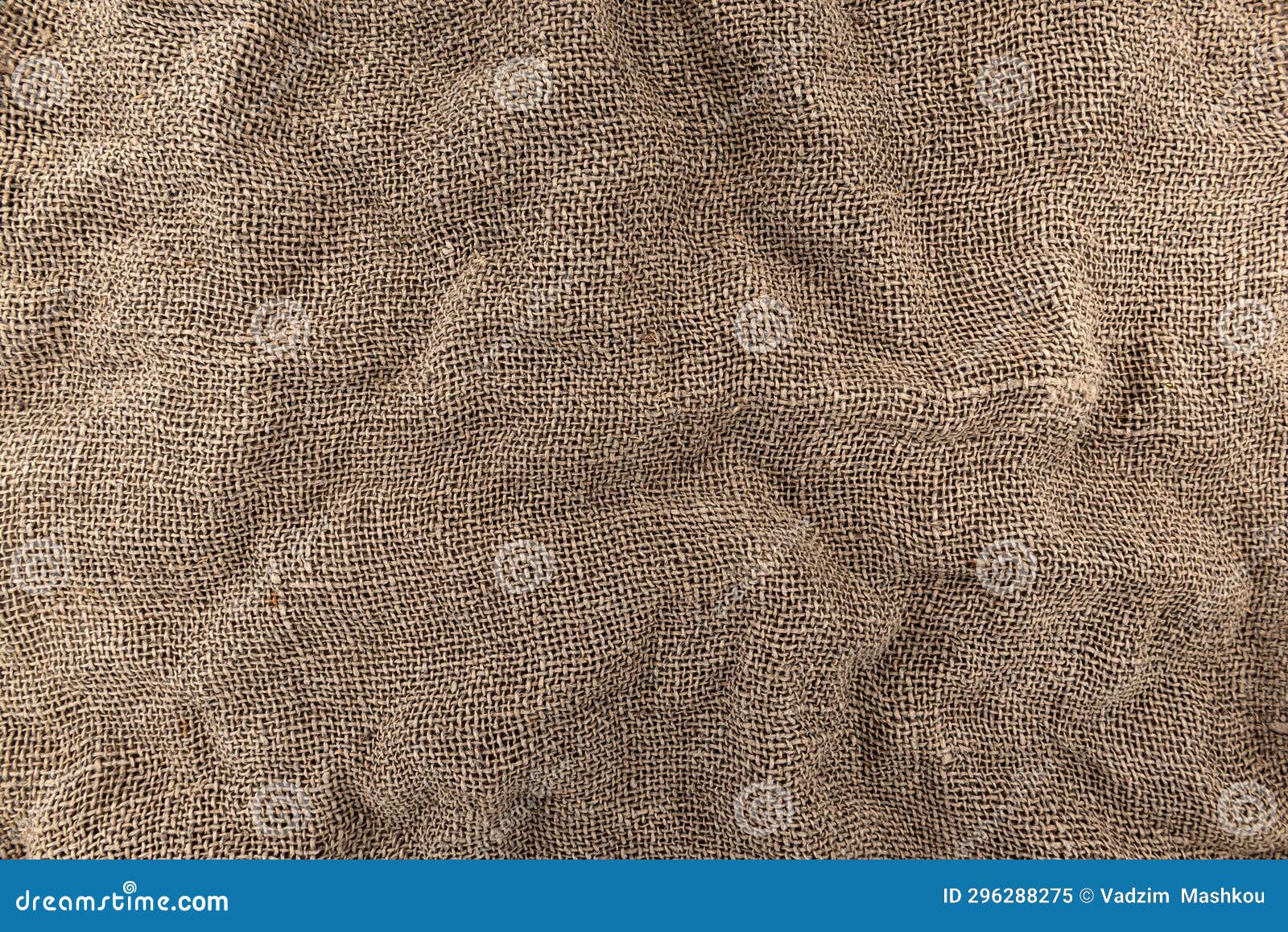 Burlap Texture. a Piece of Torn Burlap on a White Background. Canvas ...
