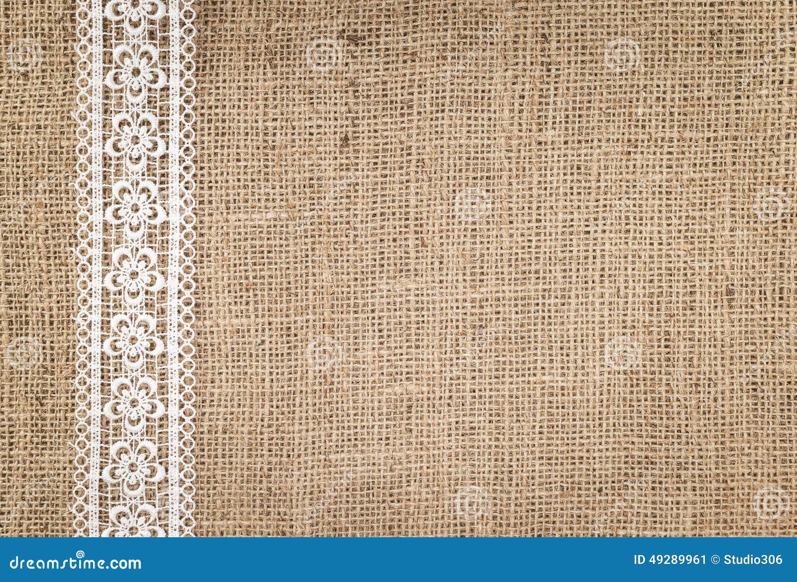 White Burlap Texture