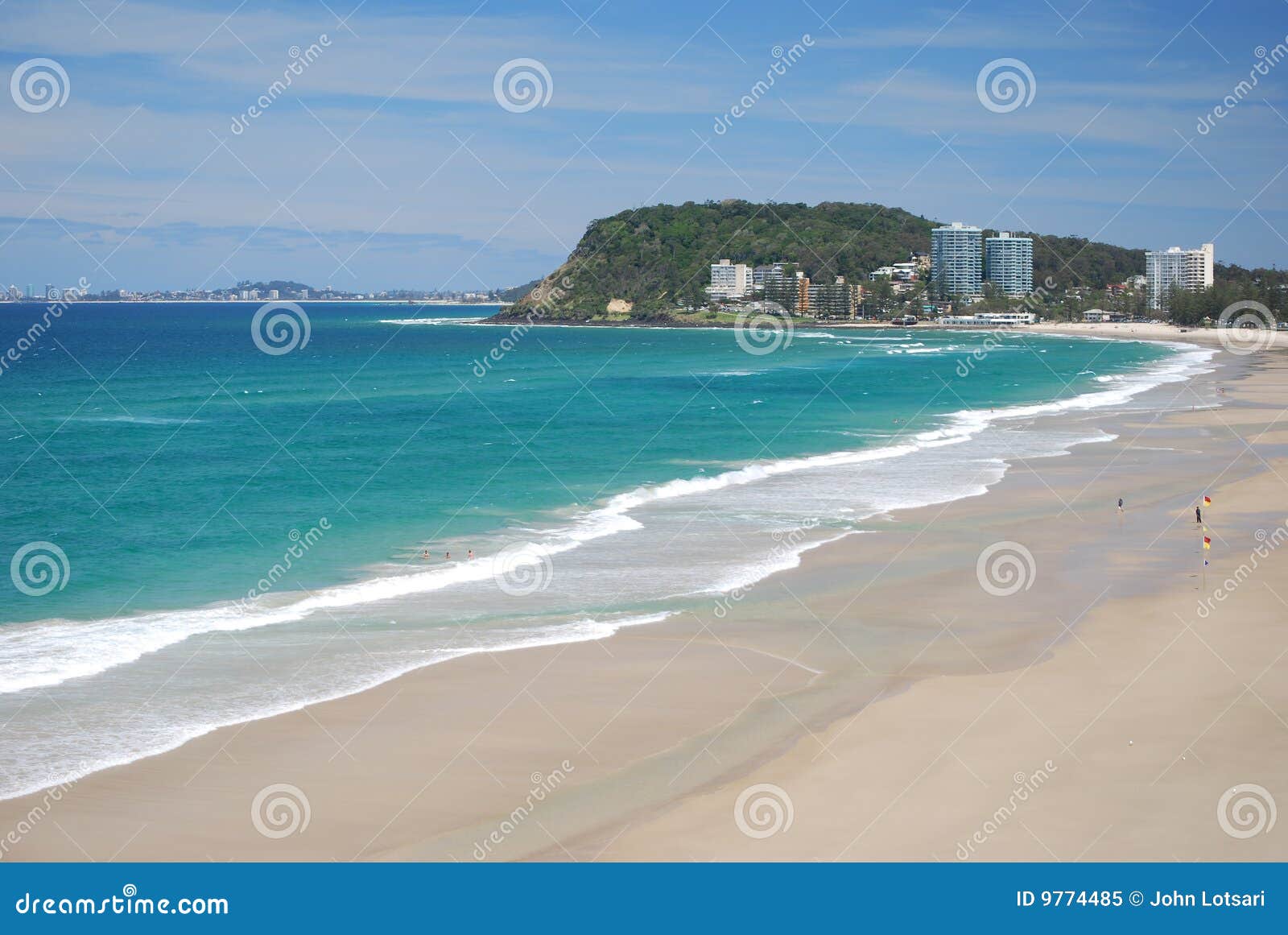 Burleigh Heads Beach Gold Coast Australia Stock Image - Image of ...
