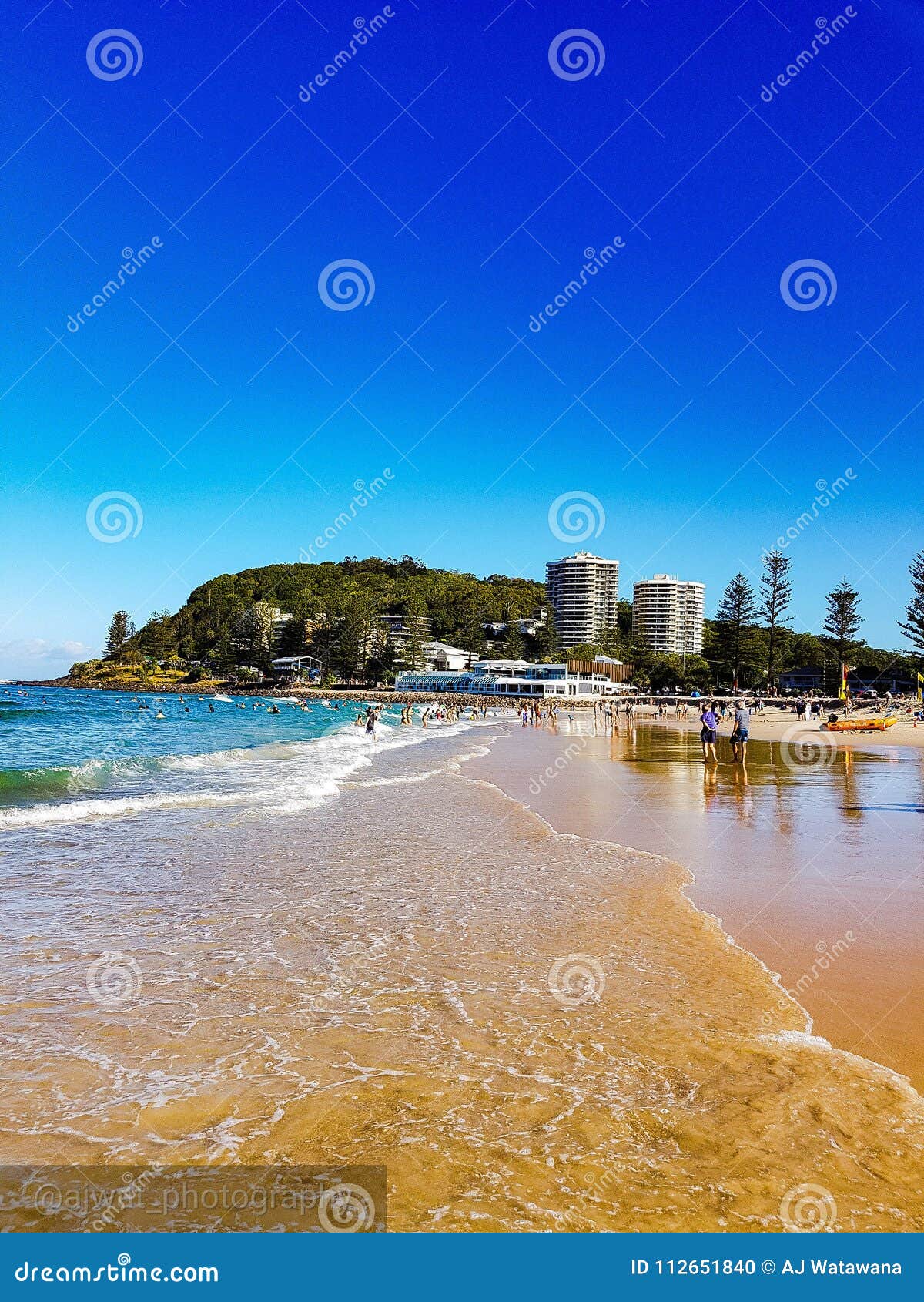 Burleigh Heads, Gold Coast, Australia - Lifeguard`s Buggy Parked On The ...