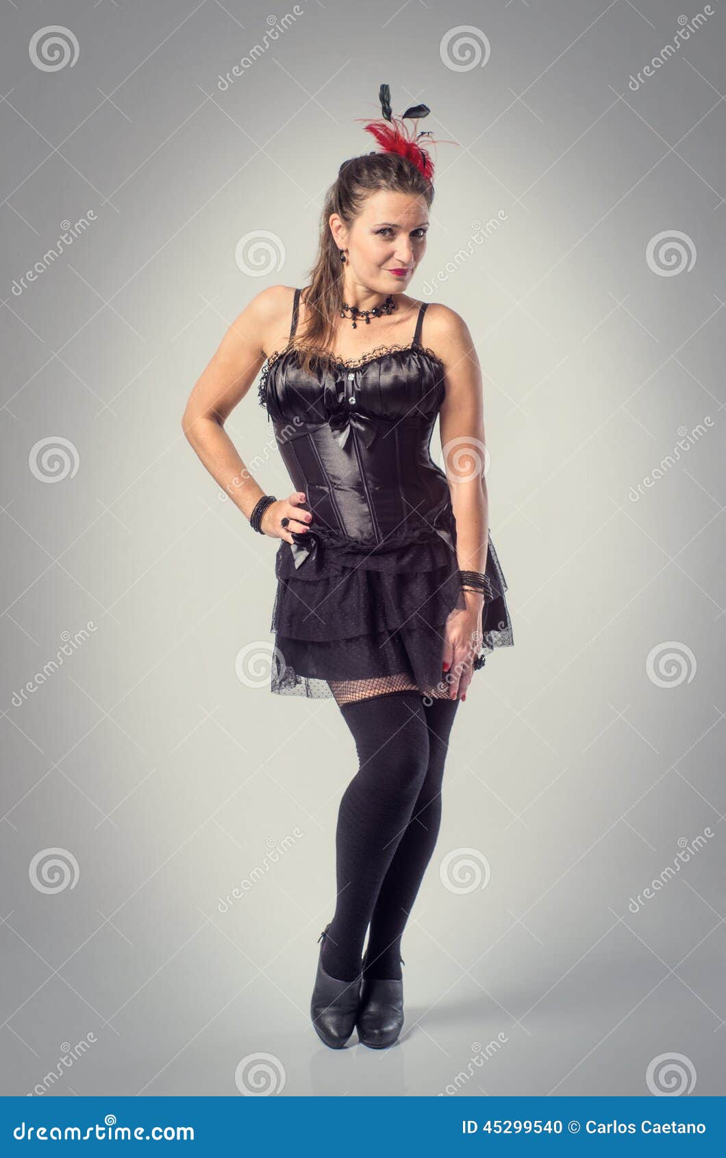 Burlesque Woman stock photo. Image of happy, actress - 45299540