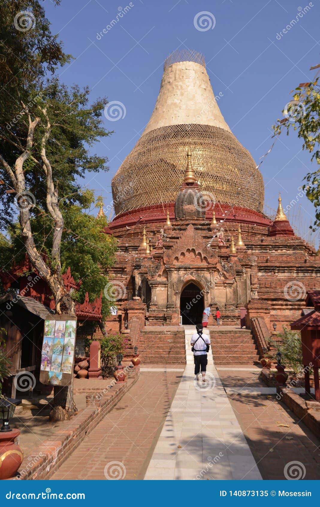 Burma Myanmar Gold Pagoda Stupa Editorial Image - Image of ...