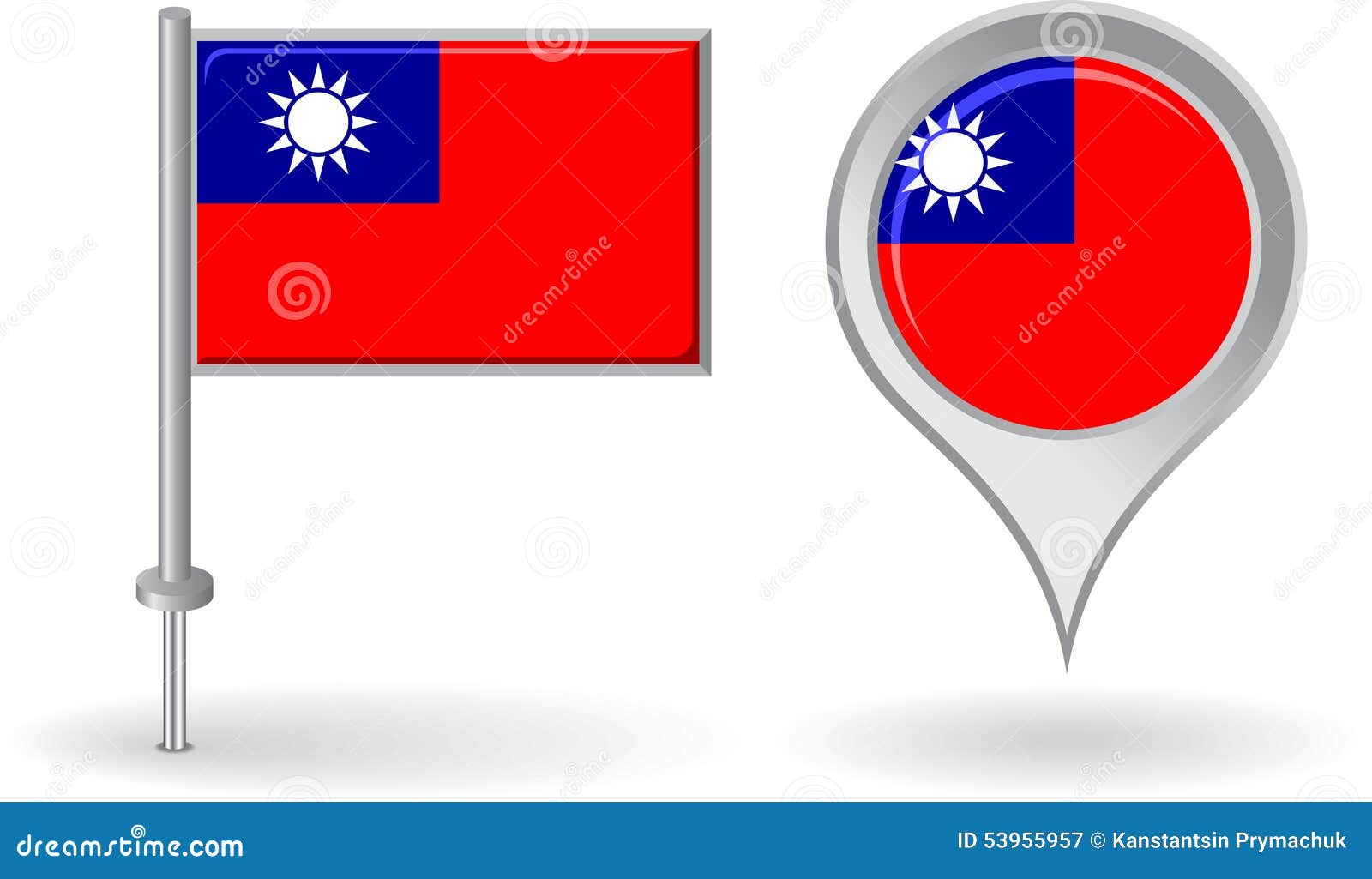 Burma Pin Icon and Map Pointer Flag. Vector Stock Vector - Illustration ...