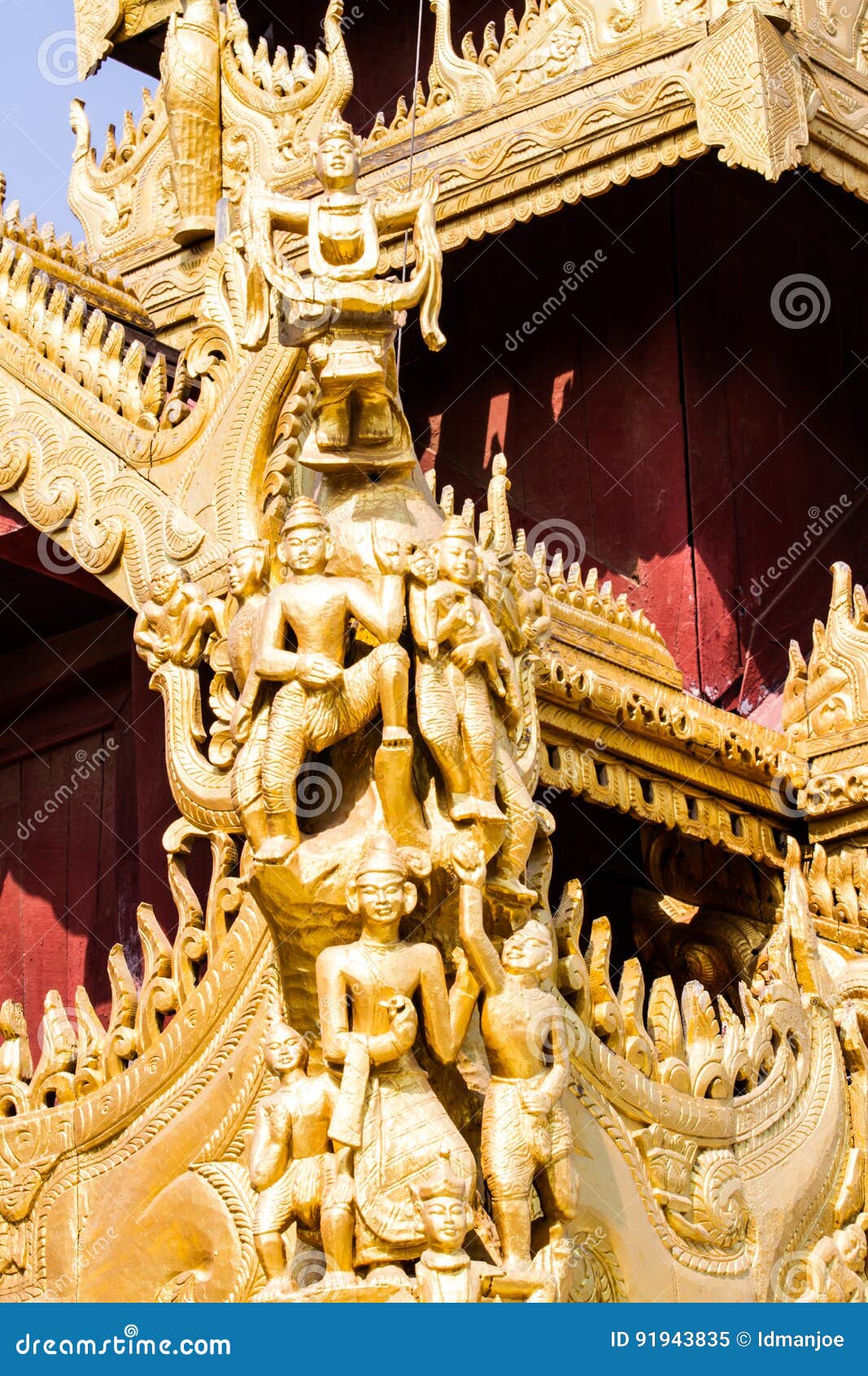 Burmese art stock image. Image of myanmar, gold, cultures - 91943835