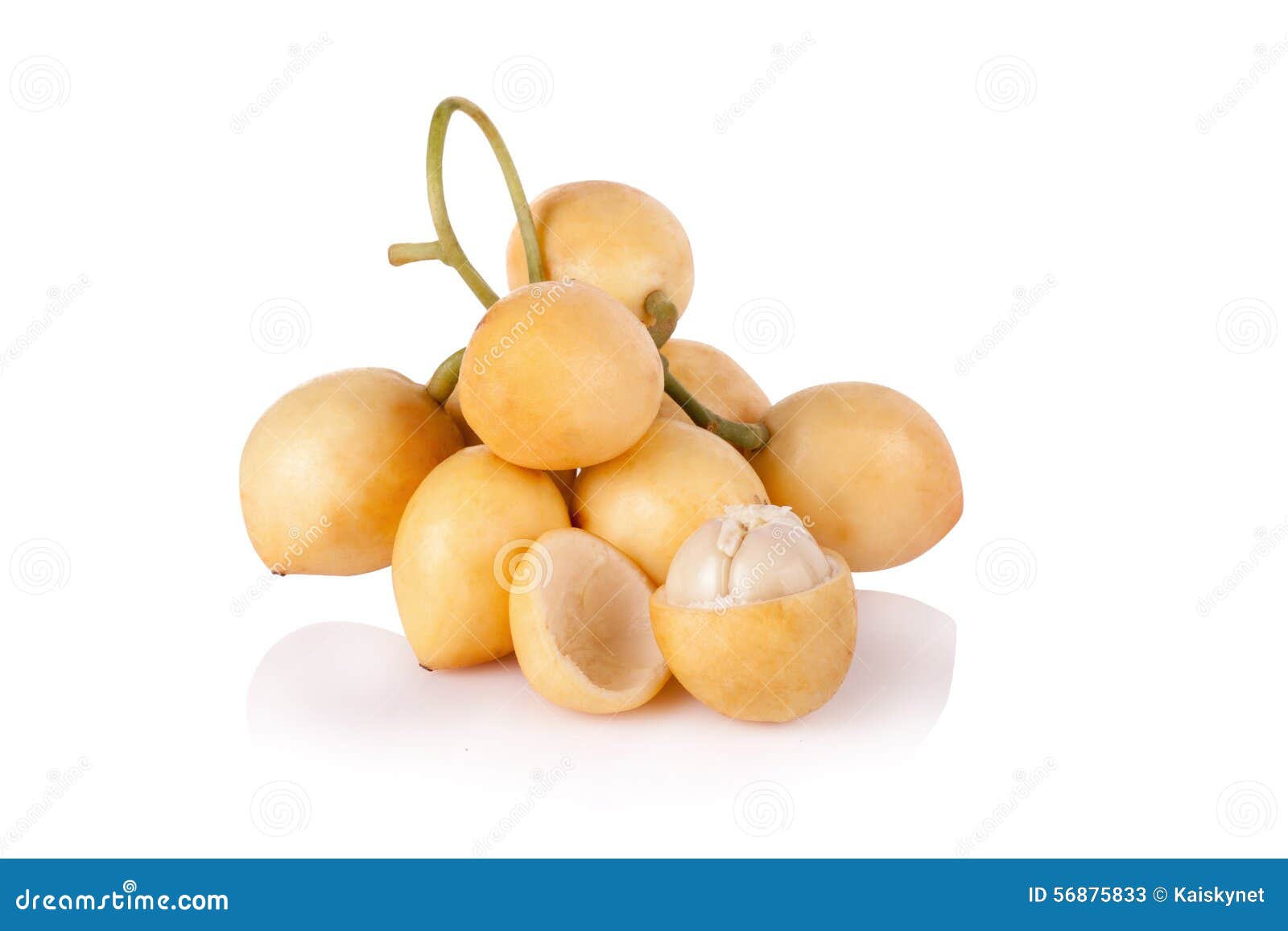 Burmese Grapes Isolated on White Stock Image - Image of sweet, fresh ...