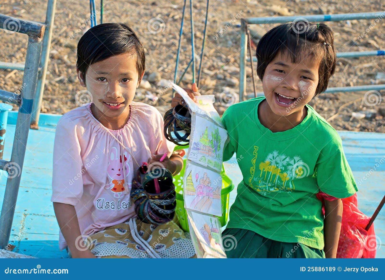 Burmese kids editorial stock image. Image of culture - 25886189