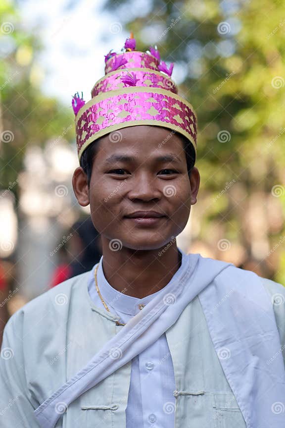 Burmese man editorial stock image. Image of journey, asia - 27601229