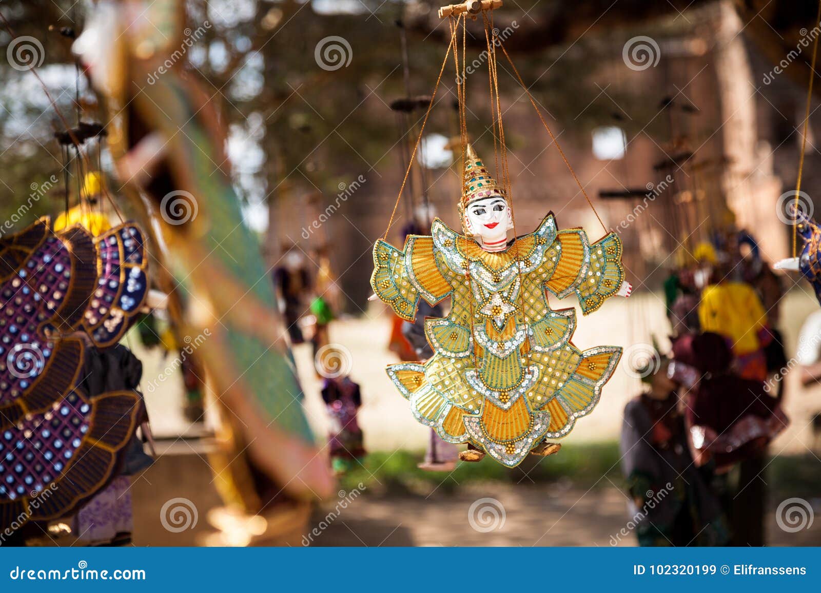 Burmese puppet, Myanmar stock image. Image of puppetry - 102320199