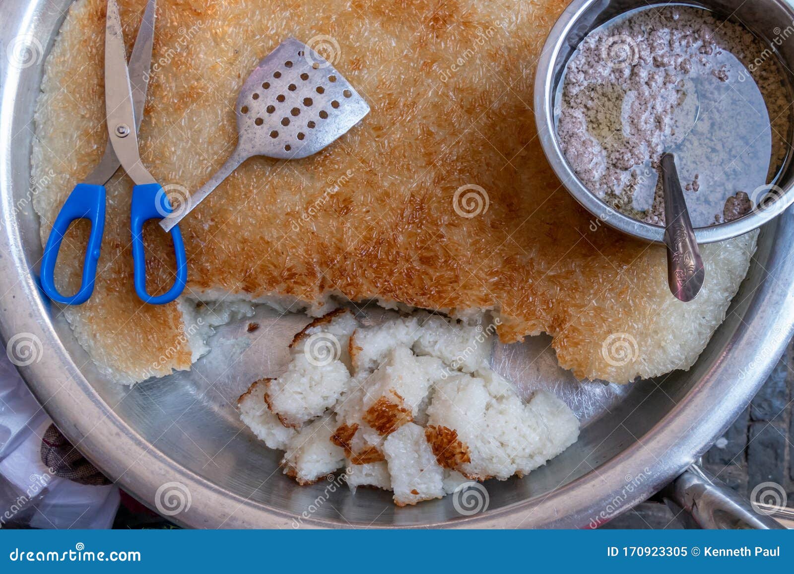 Burmese Sticky Rice Pudding Stock Image - Image of burma, rice: 170923305
