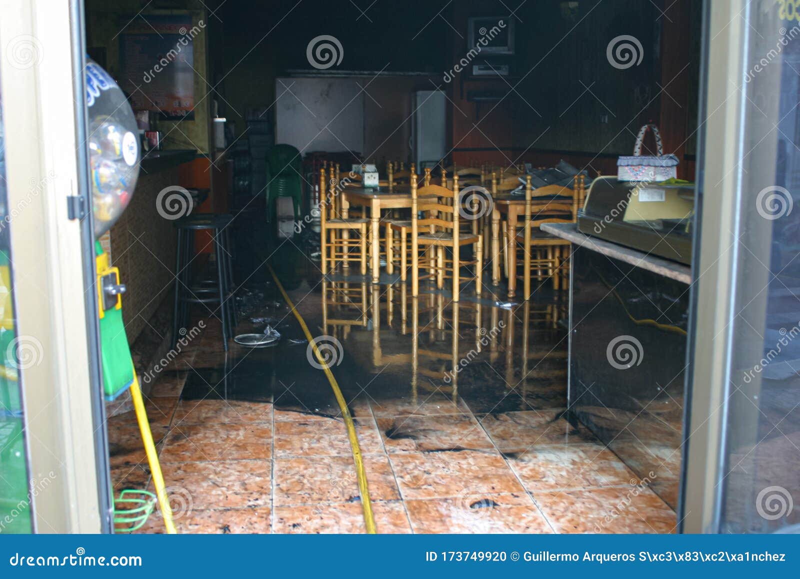 Burn bar stock photo. Image of emergency, smoke, natural - 173749920