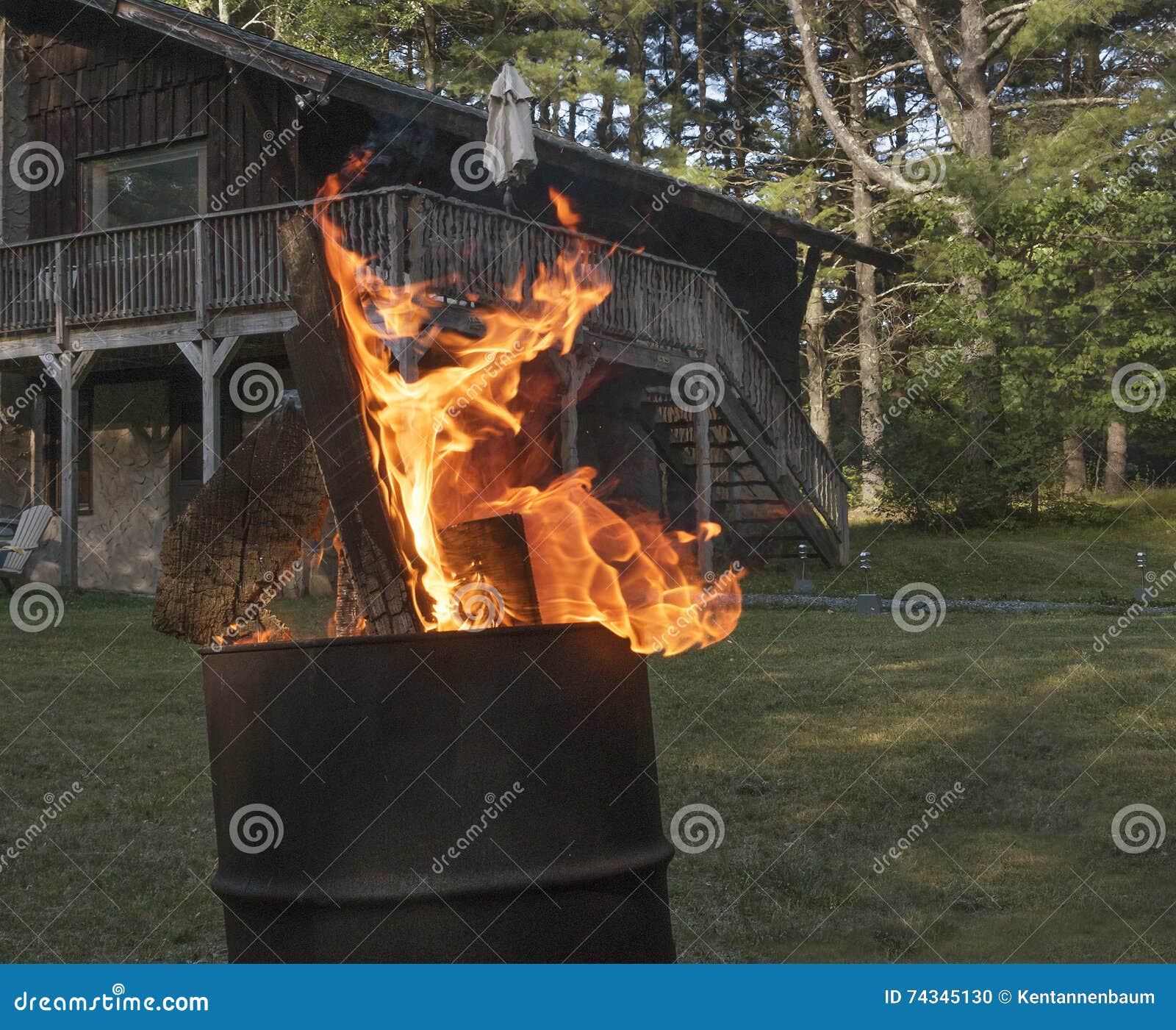 Burn barrel stock photo. Image of trash, residence, heat - 74345130