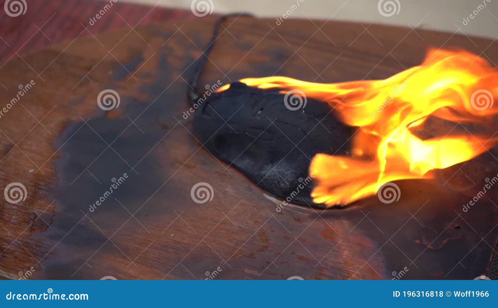Burn the Computer Mouse. Concept, a Computer Mouse Caught Fire from ...