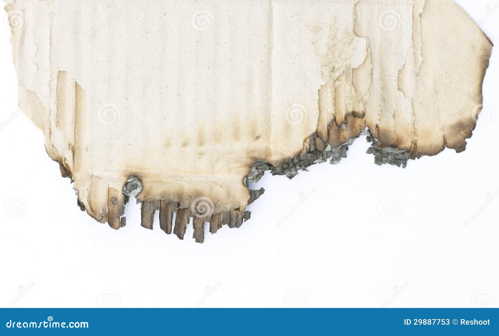 Burn edge of paper stock image. Image of empty, ragged - 29887753