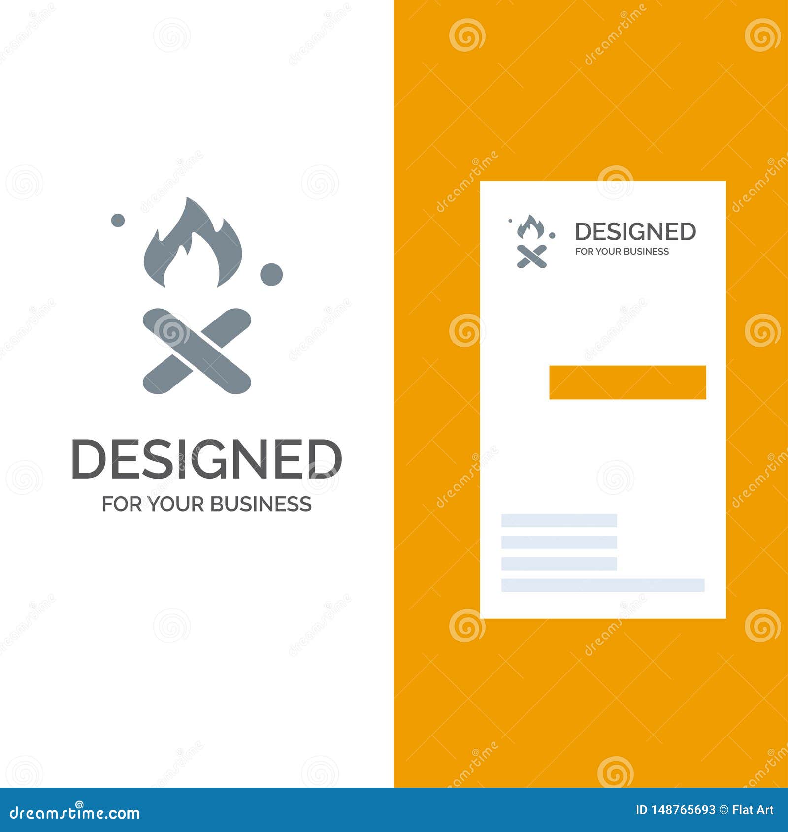 Burn, Fire, Garbage, Pollution, Smoke Grey Logo Design and Business ...