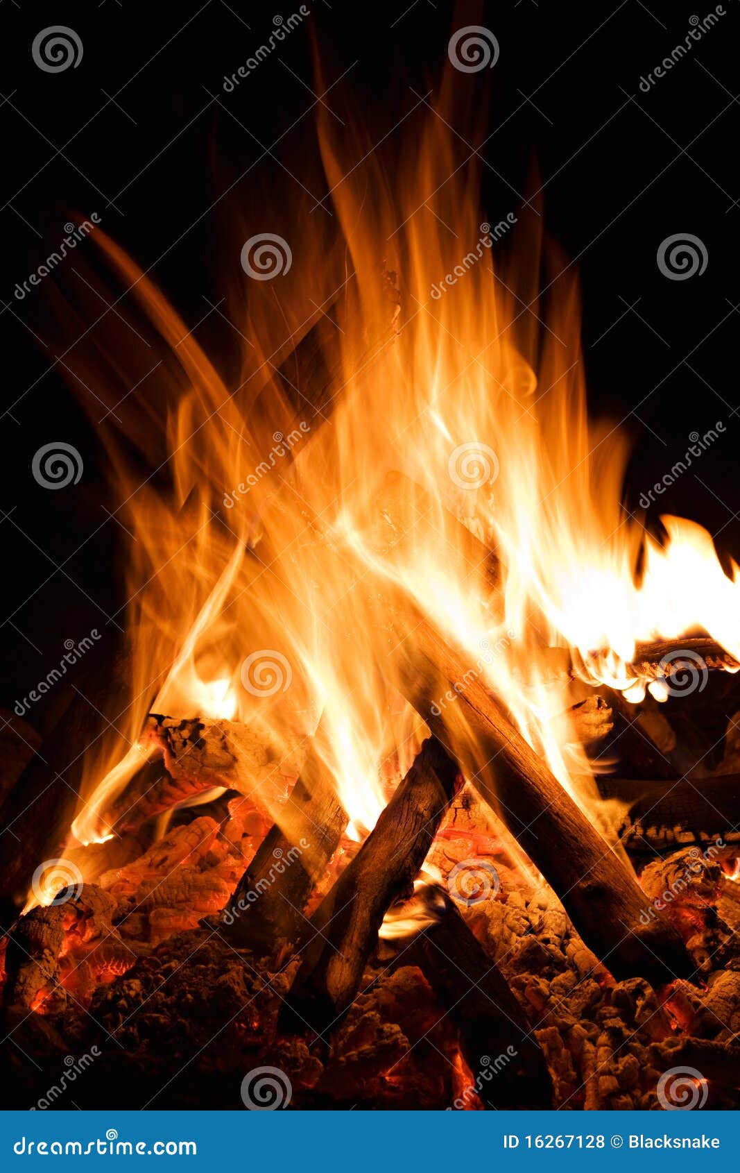 Burn Hot Fire Flame Dark Background Stock Photo - Image of fire, light ...