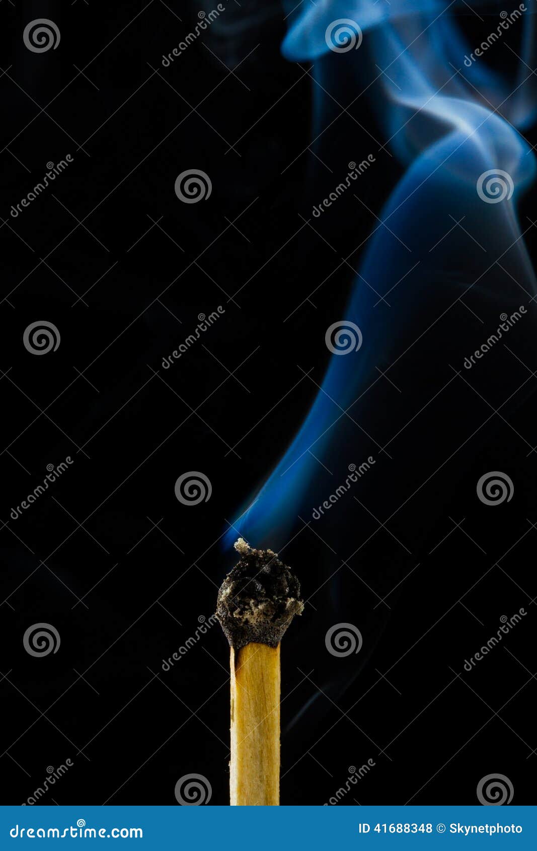 Burn match with smoke stock photo. Image of beautiful - 41688348