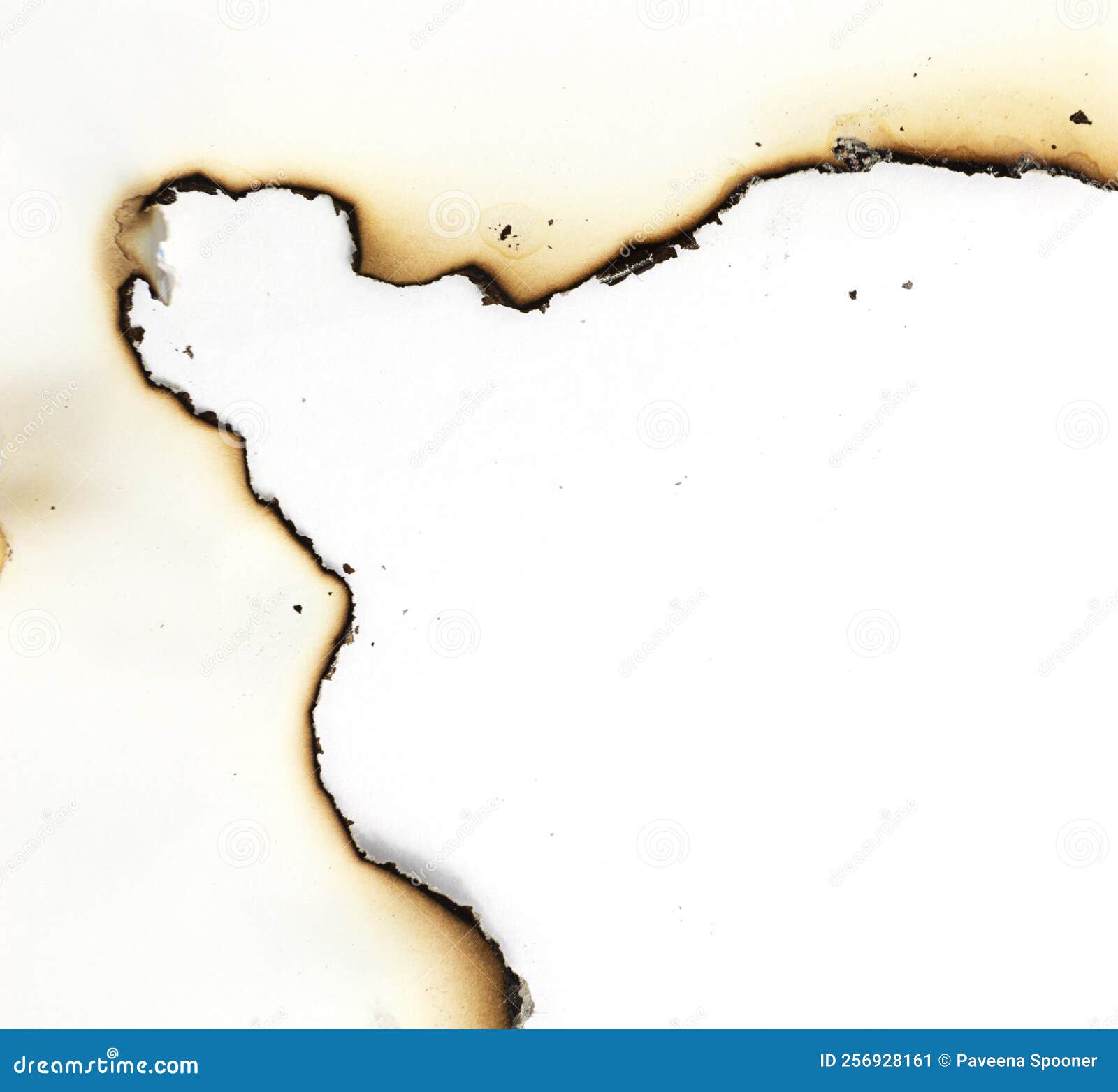 Burn Paper Edges Isolated on White Stock Image - Image of burnt, design ...