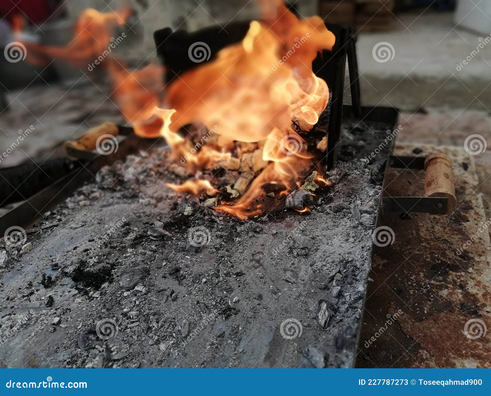 Burn stakes stock image. Image of beverages, cuisine - 227787273