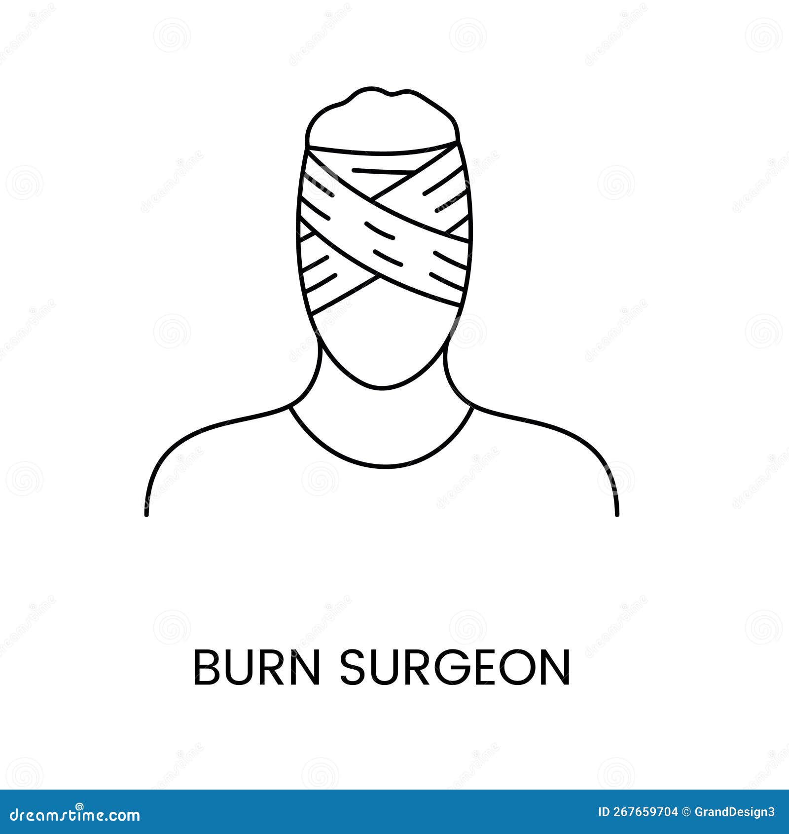 Surgeon Man Line And Silhouette Black Icons. Professional Surgeon ...